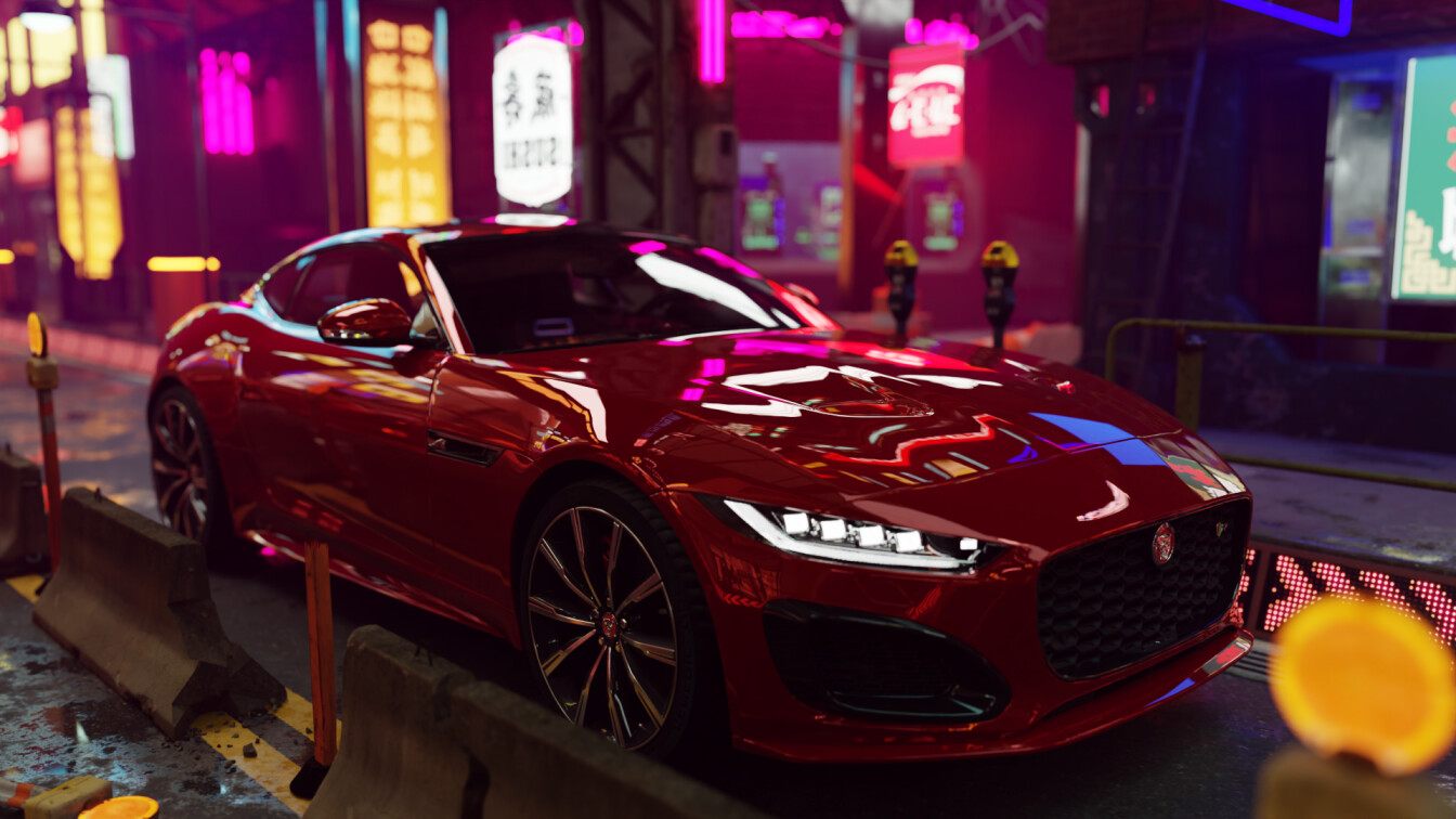 ArtStation - Car in CyberPunk Enviroment