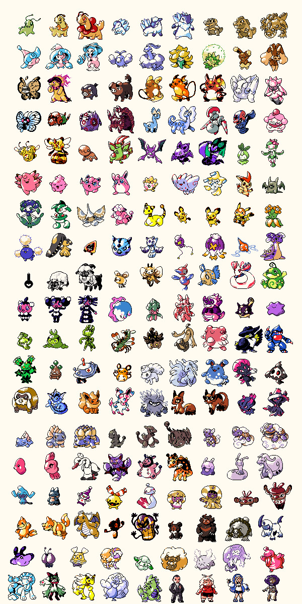 ArtStation - Pokémon Pixel Art Study Project