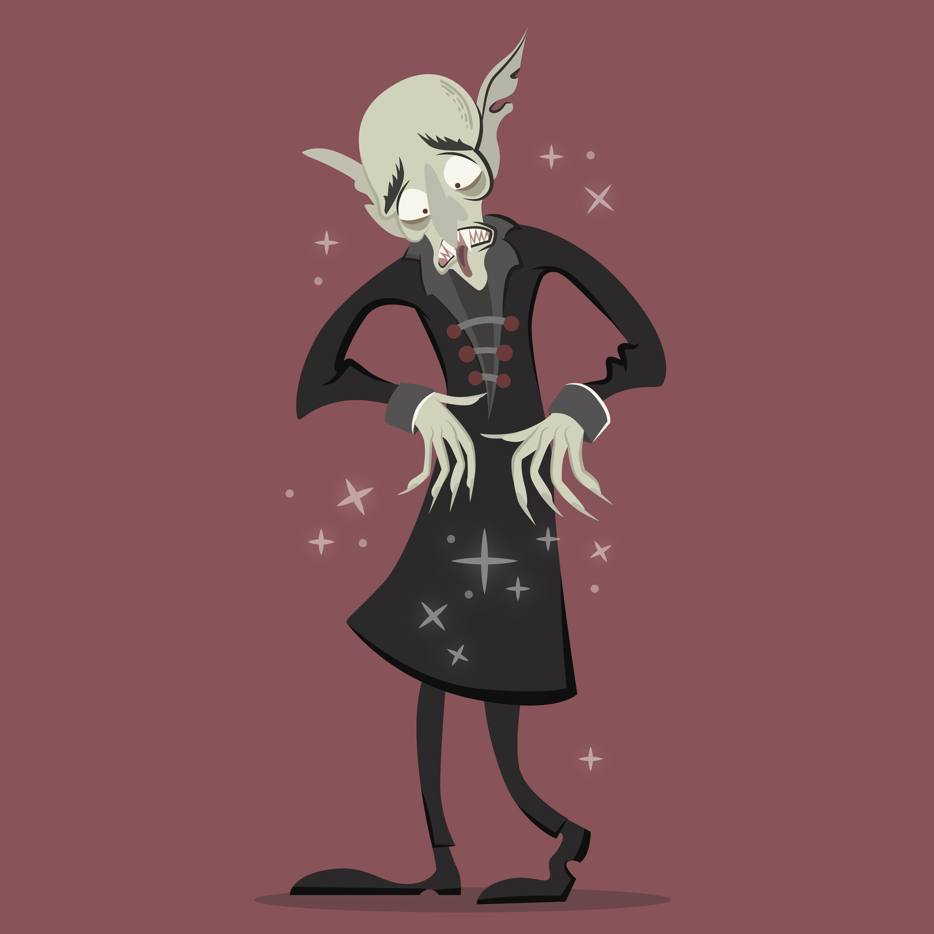 ArtStation - Sparkly vampire