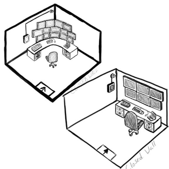 ArtStation - Security Room Layout Concepts