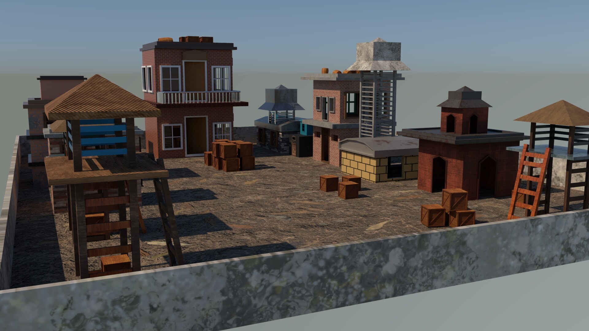 ArtStation - Gaming Exterior Model