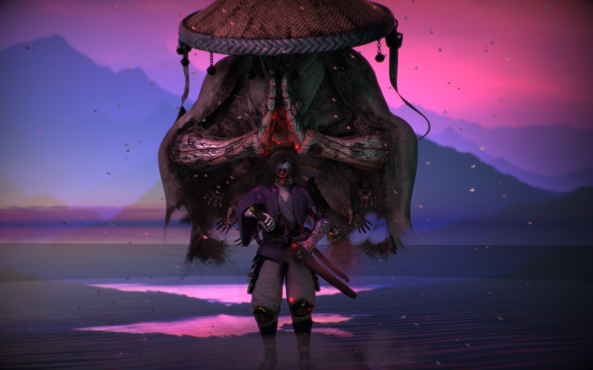 ArtStation - demon of samurai