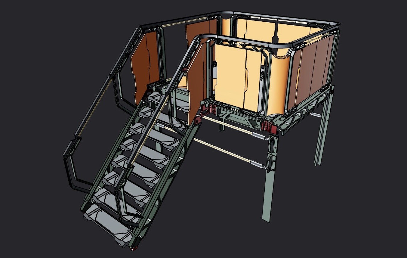 ArtStation - Sci-Fi Environment and Prop Study