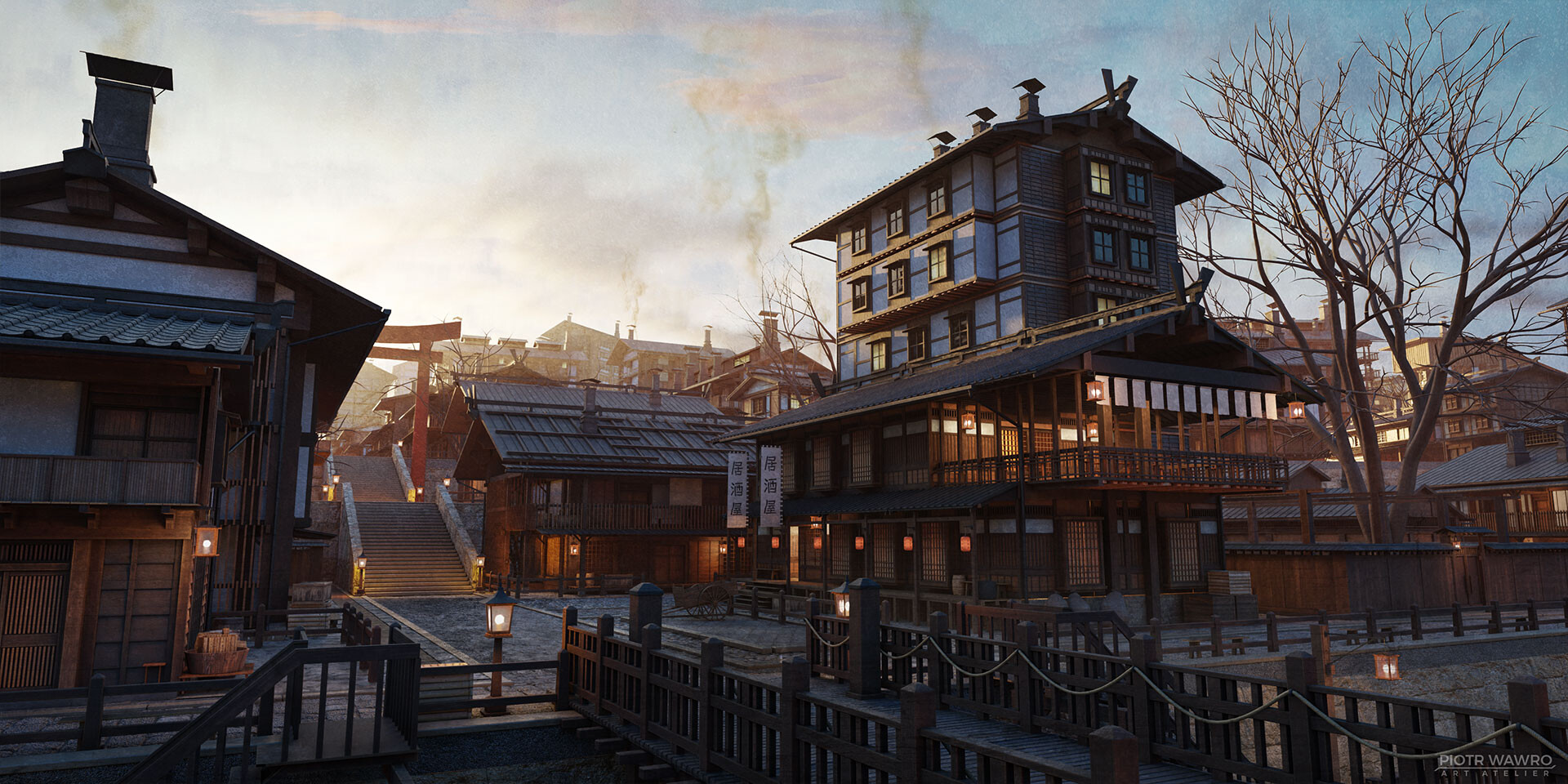 ArtStation - Medieval goes Japanese