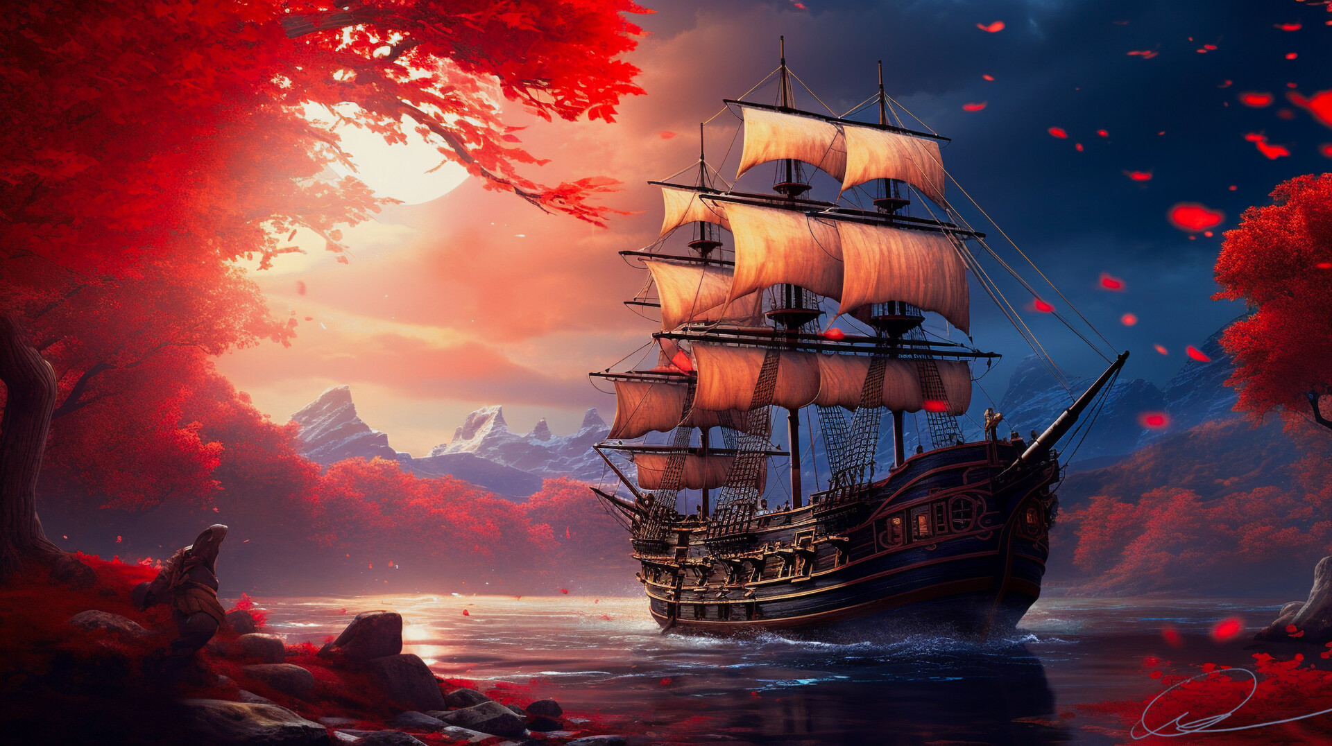 ArtStation - ship at peace