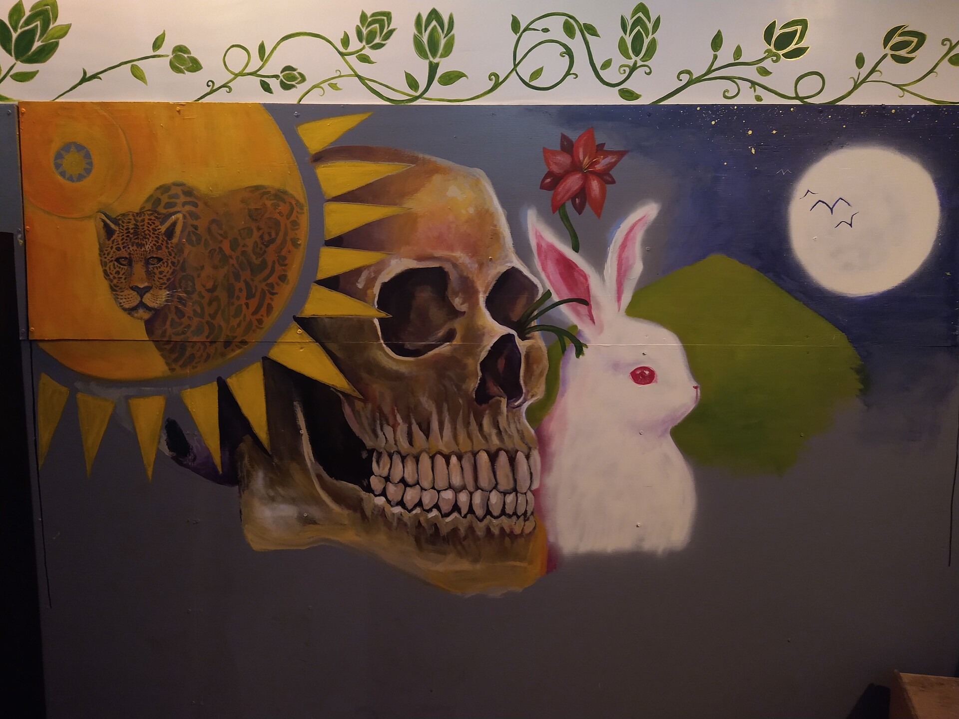 ArtStation - X mural for progress brewing