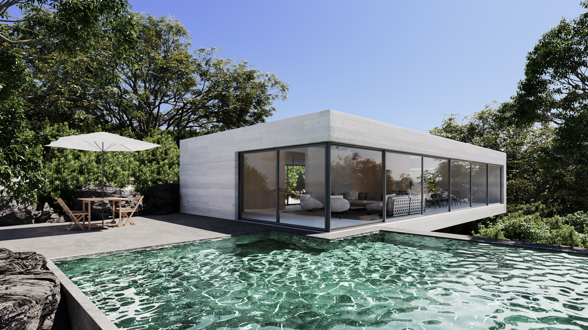 ArtStation - MINIMALIST RESIDENCE