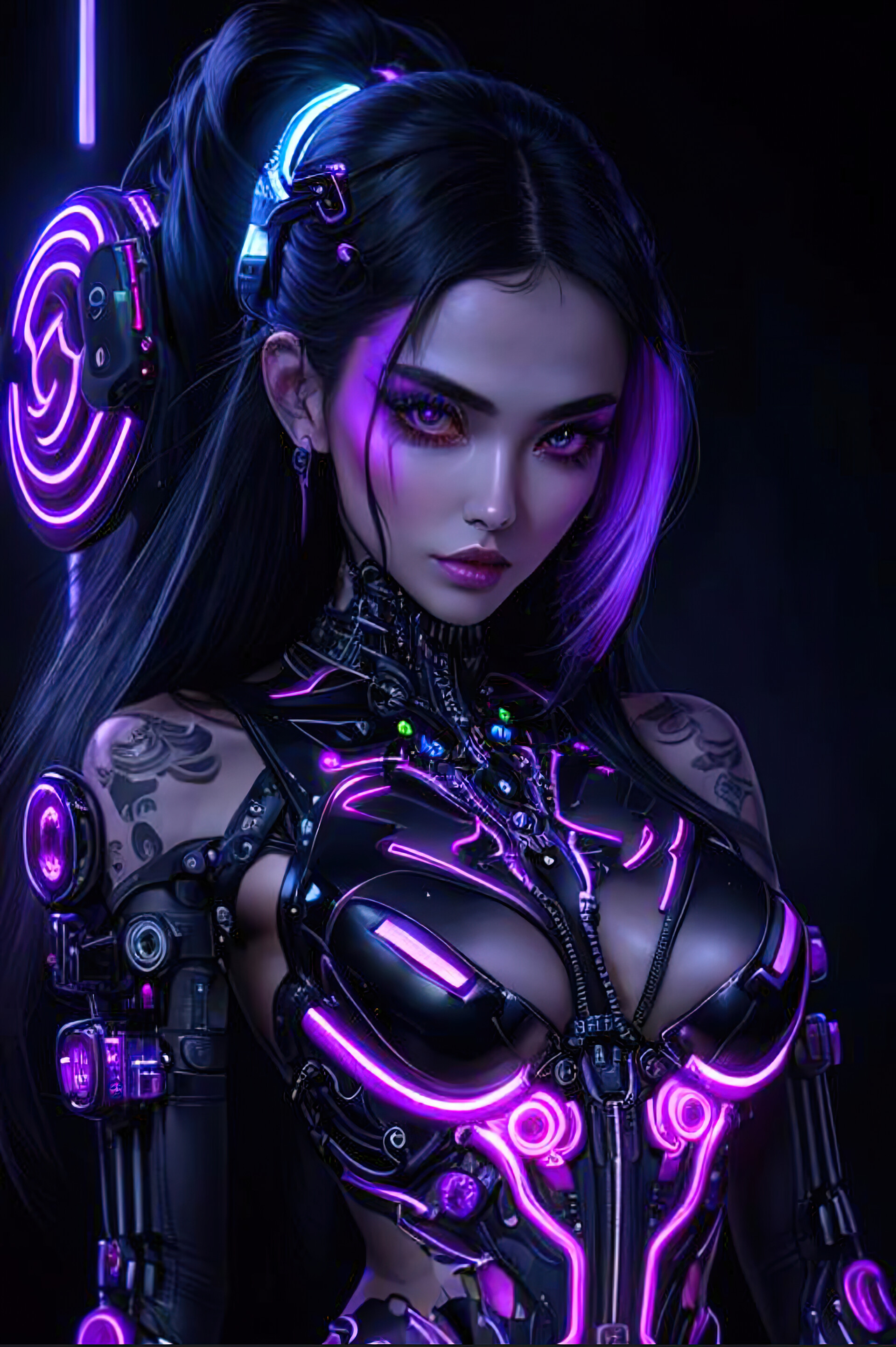 ArtStation - Cyber girl
