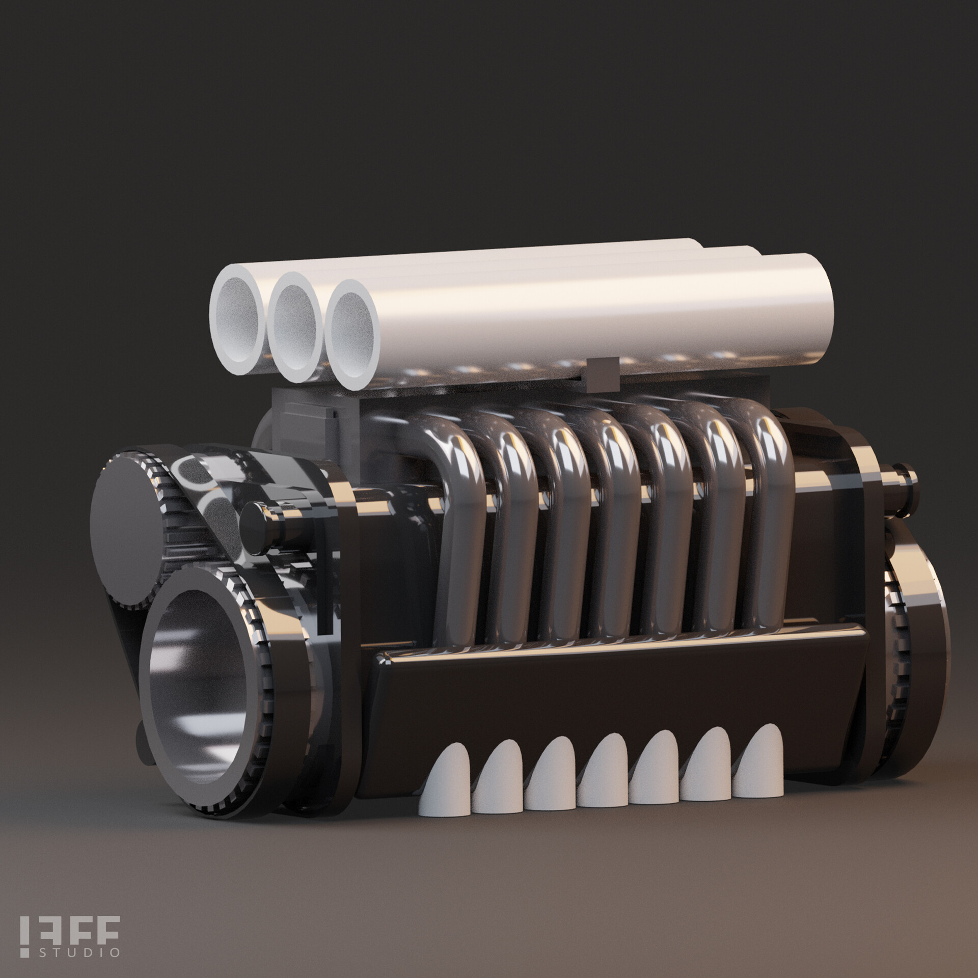 Jeff Studio - 11 JEFF STUDIO ENGINE 3D MODELS