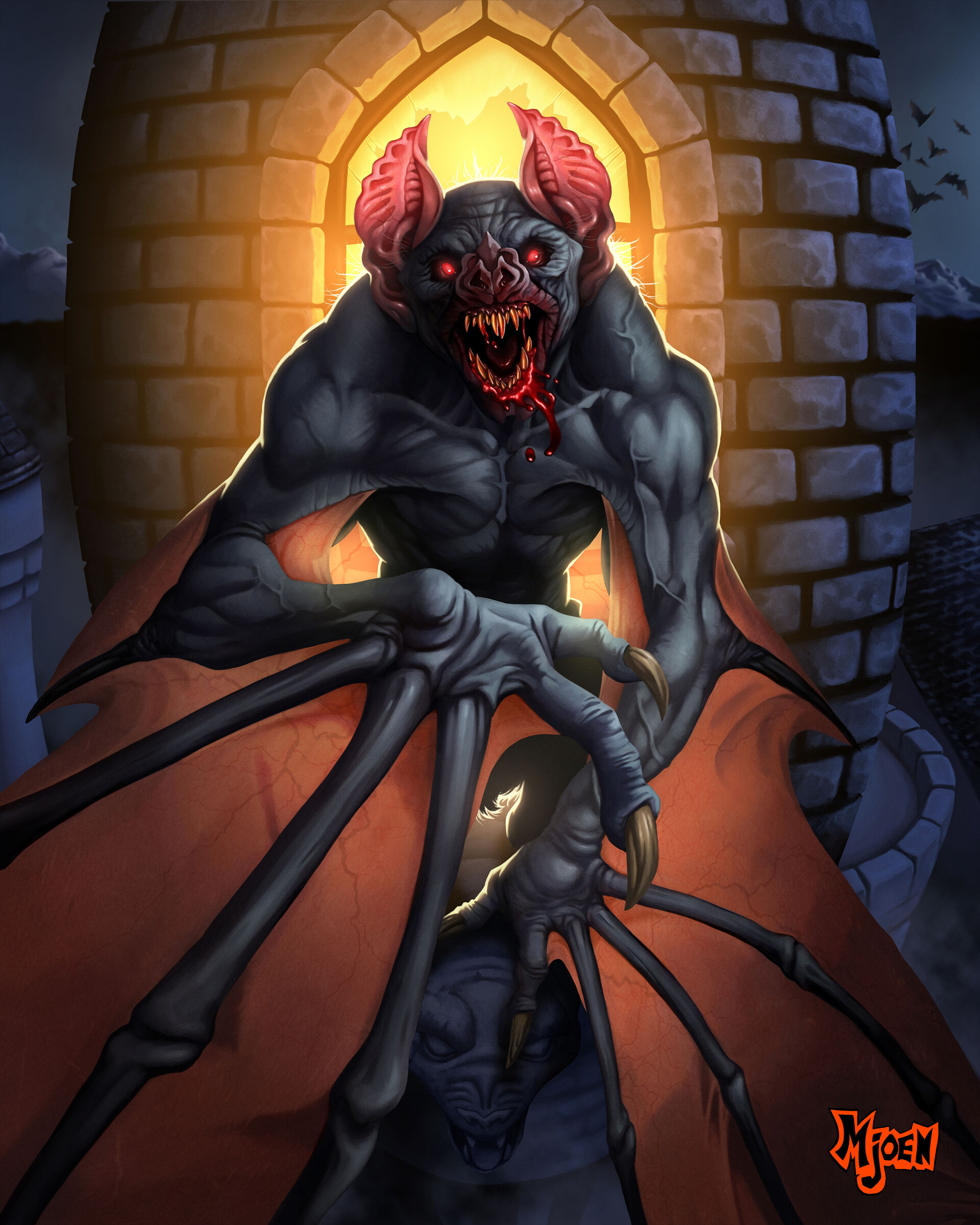ArtStation - Vampire Bat Monster Repaint
