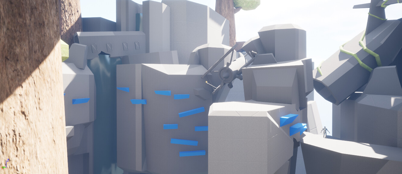 ArtStation - Uncharted style level blockout