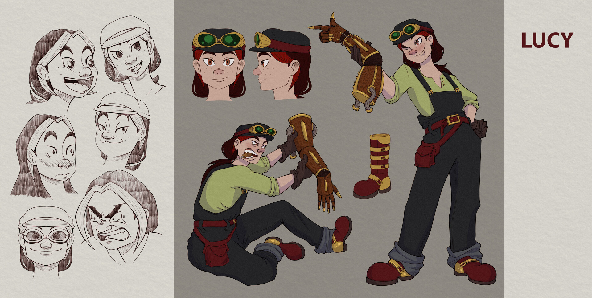 ArtStation - Character Sheet Lucy