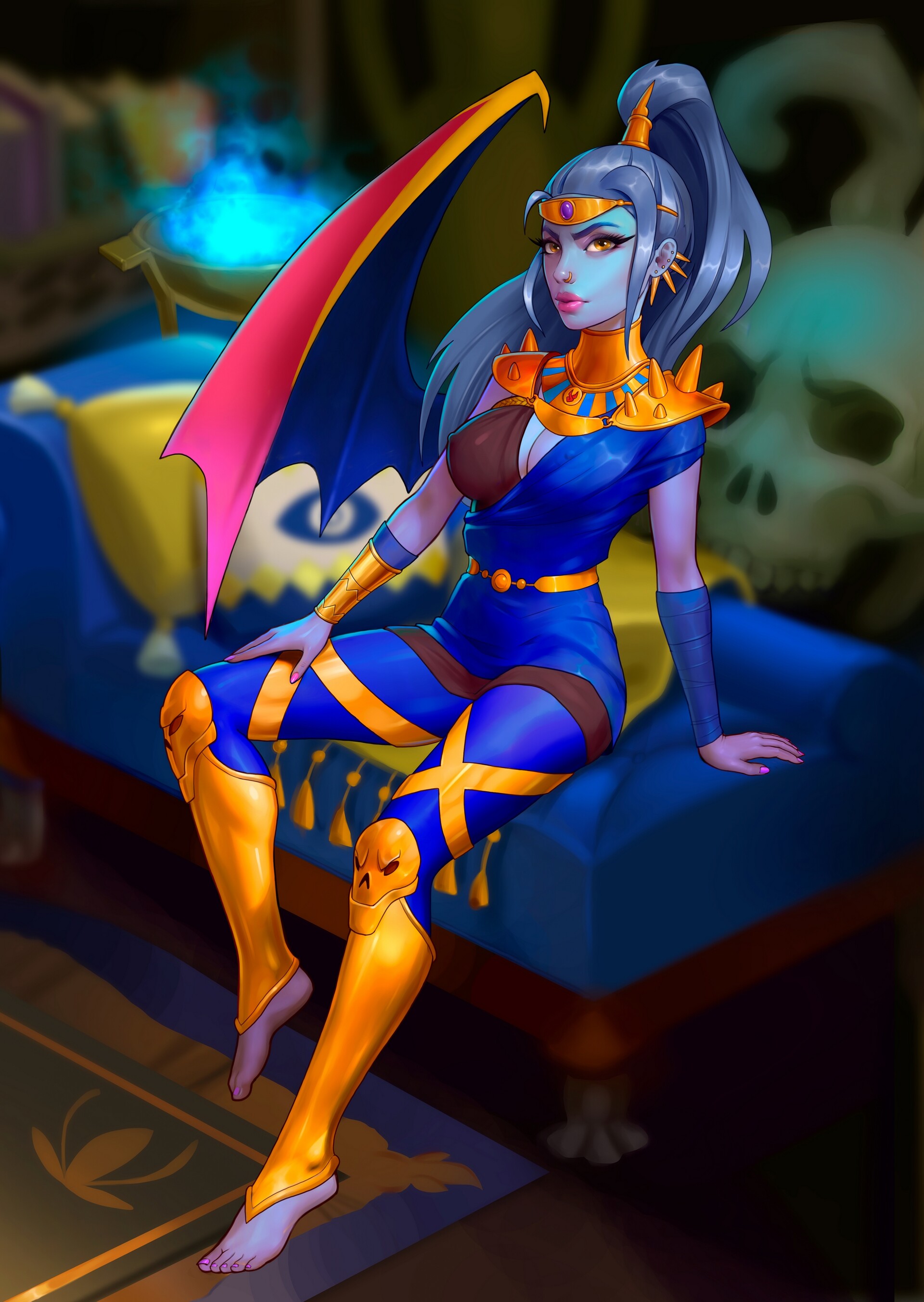 ArtStation - Megaera from "Hades"