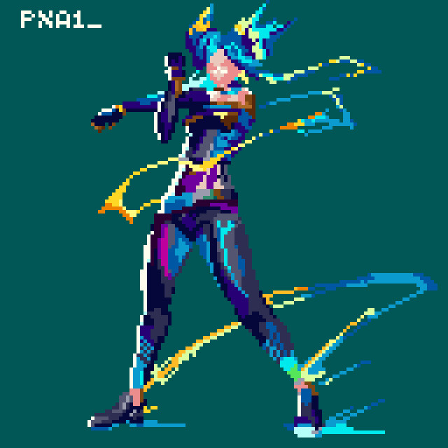 ArtStation - Neon Pixelart