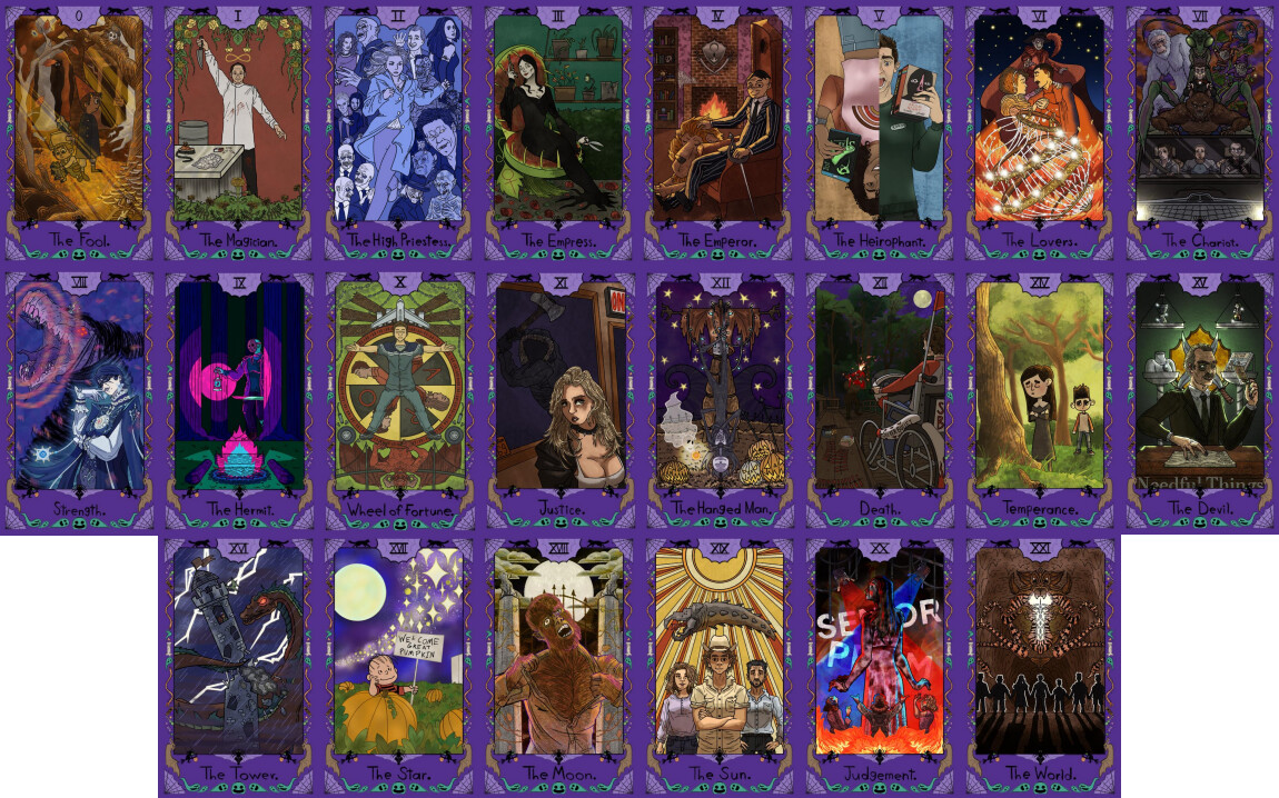 ArtStation - The Spooky Tarot