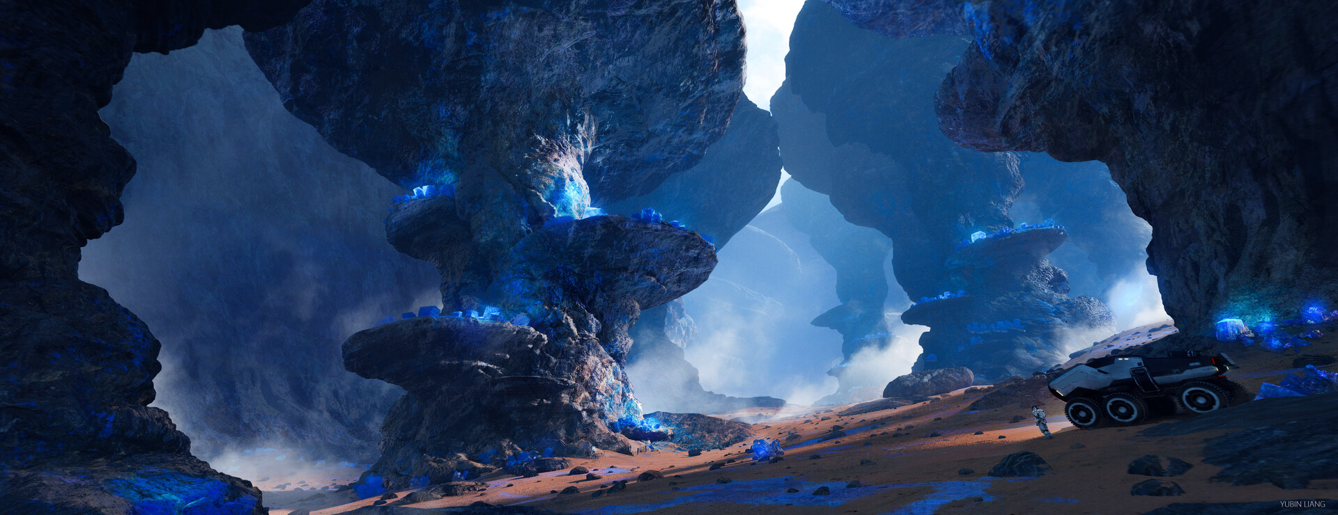 ArtStation - Alien landscape