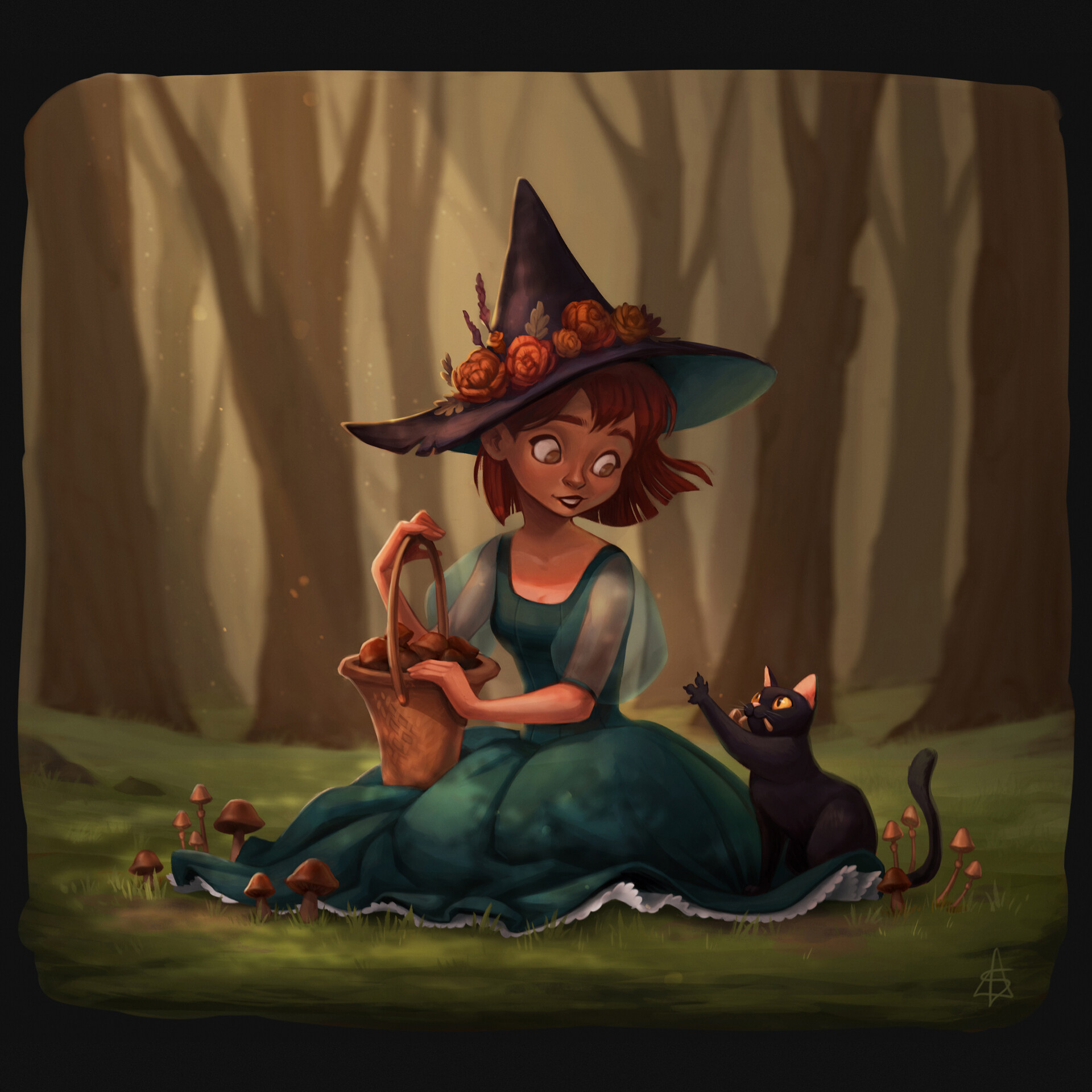 ArtStation - Fall witch