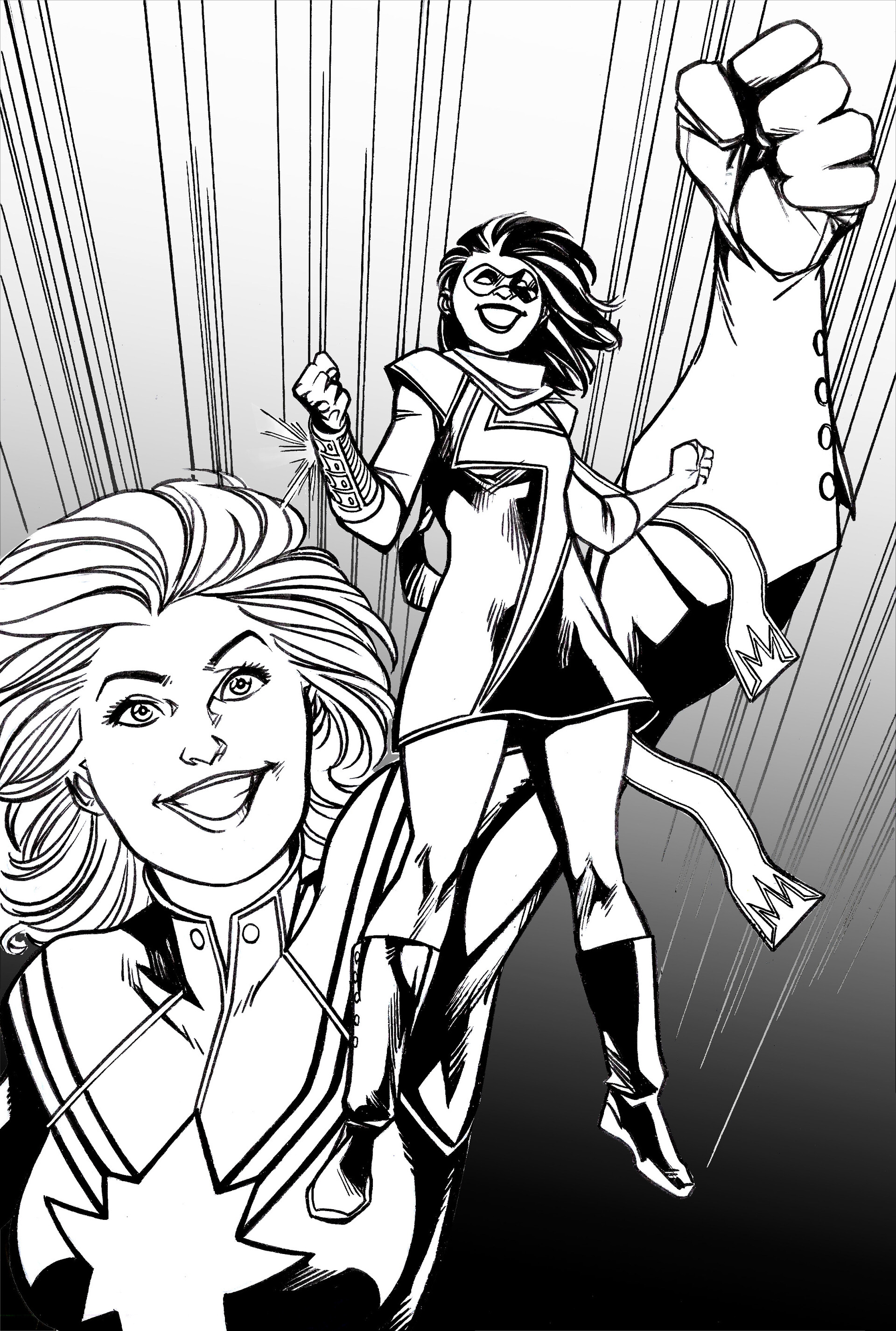 ms marvel coloring pages printable