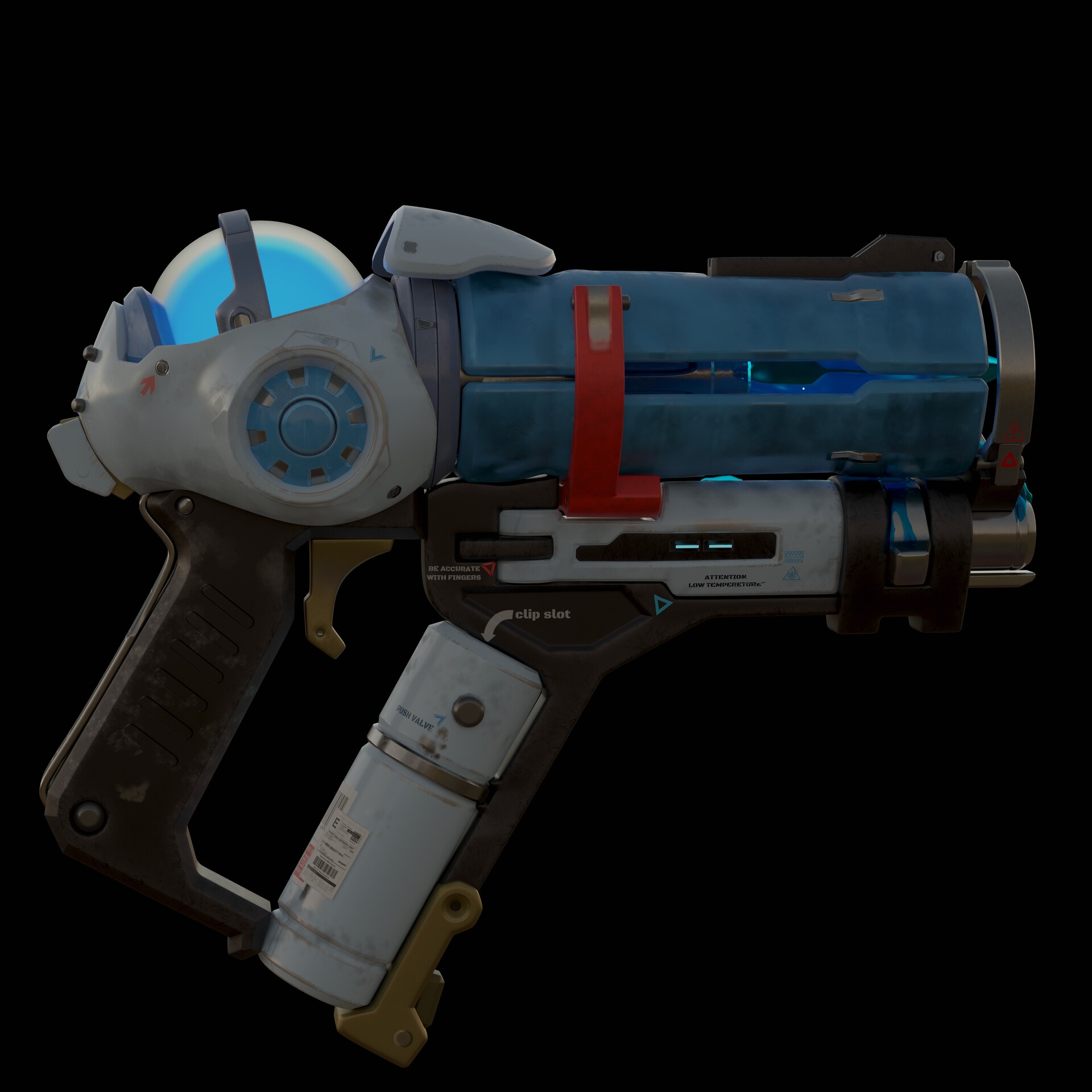 ArtStation - The Mei Frost-Gun fron Overwatch