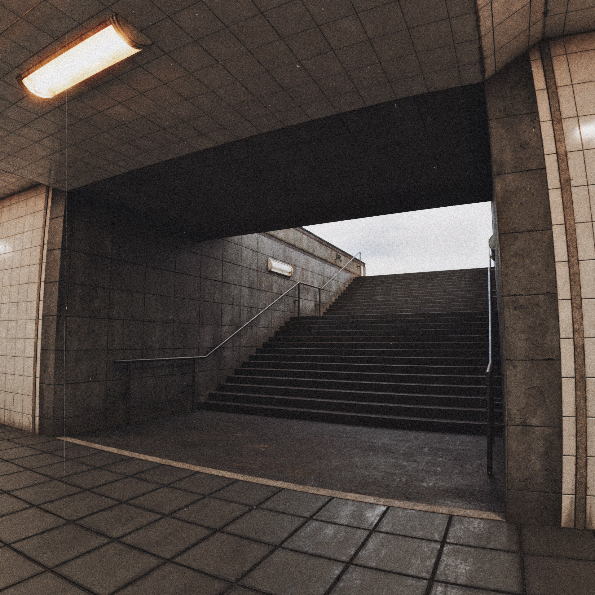 ArtStation - subway entrance