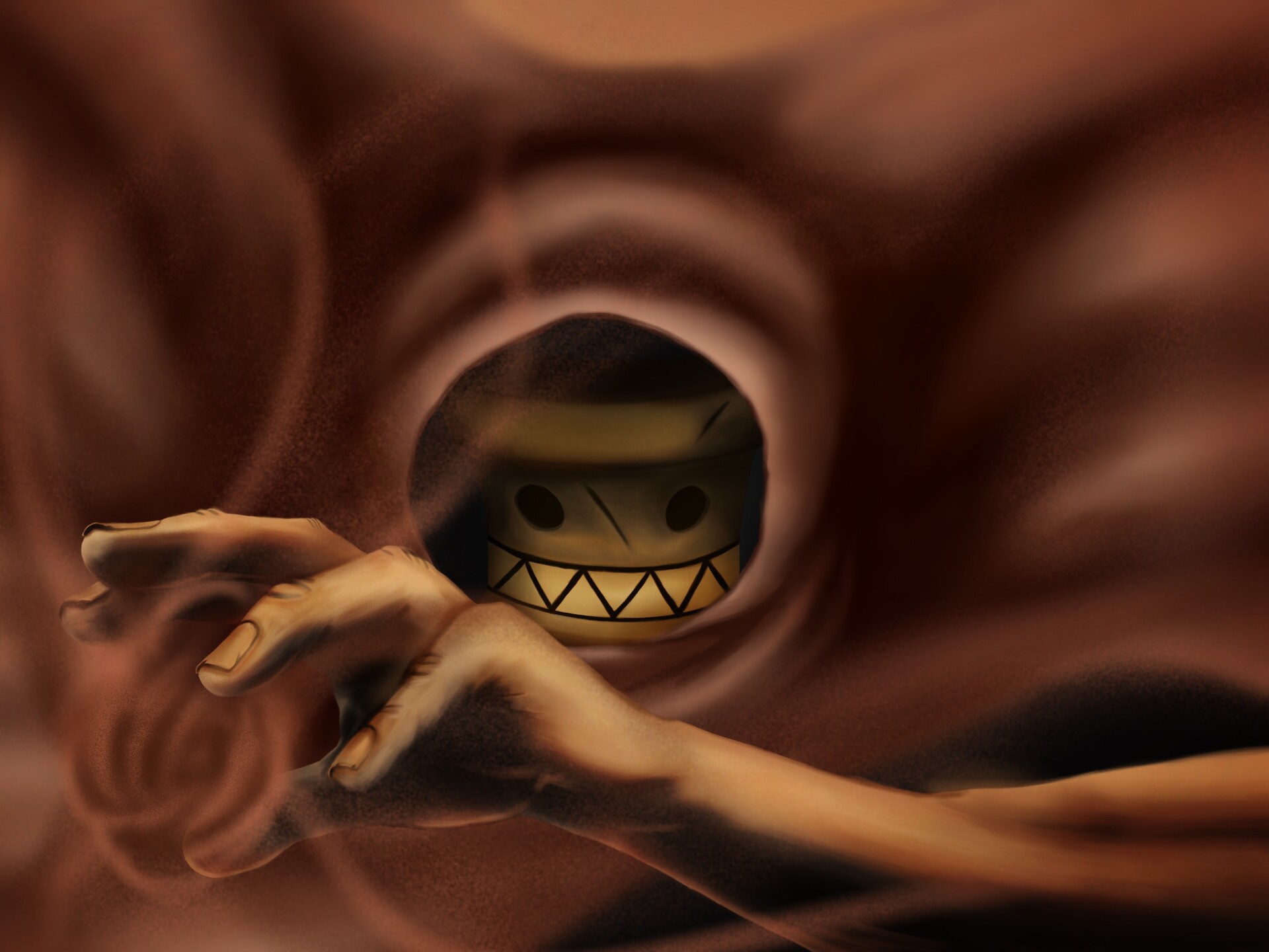 ArtStation - Wood mask.