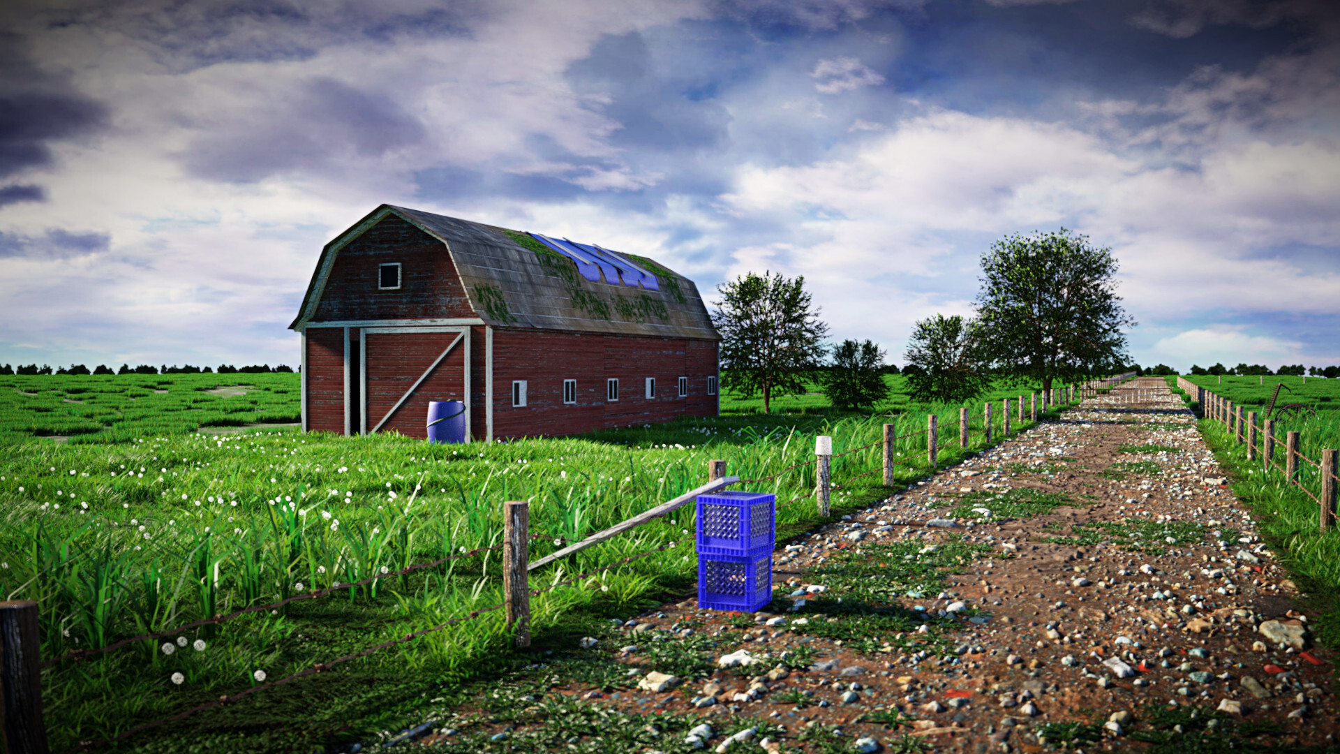 ArtStation - The old Family Farm