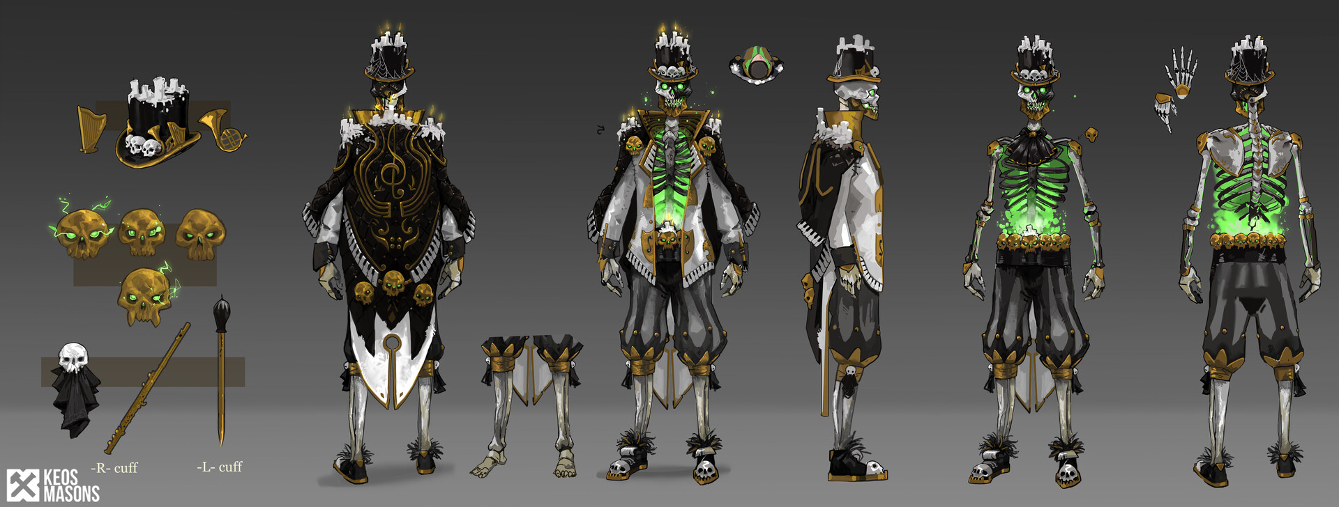 KEOS MASONS - PUBG New State (Concept) Halloween Skeleton Conductor