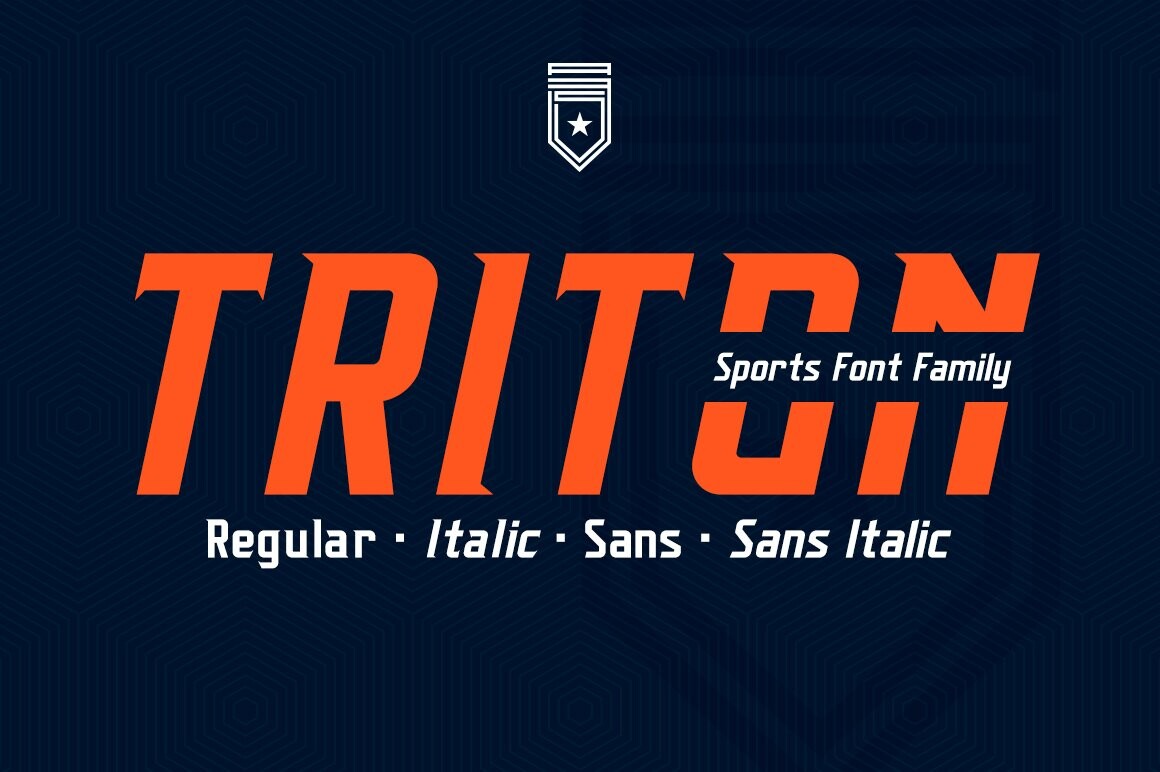 ArtStation - Triton Sports Font Family