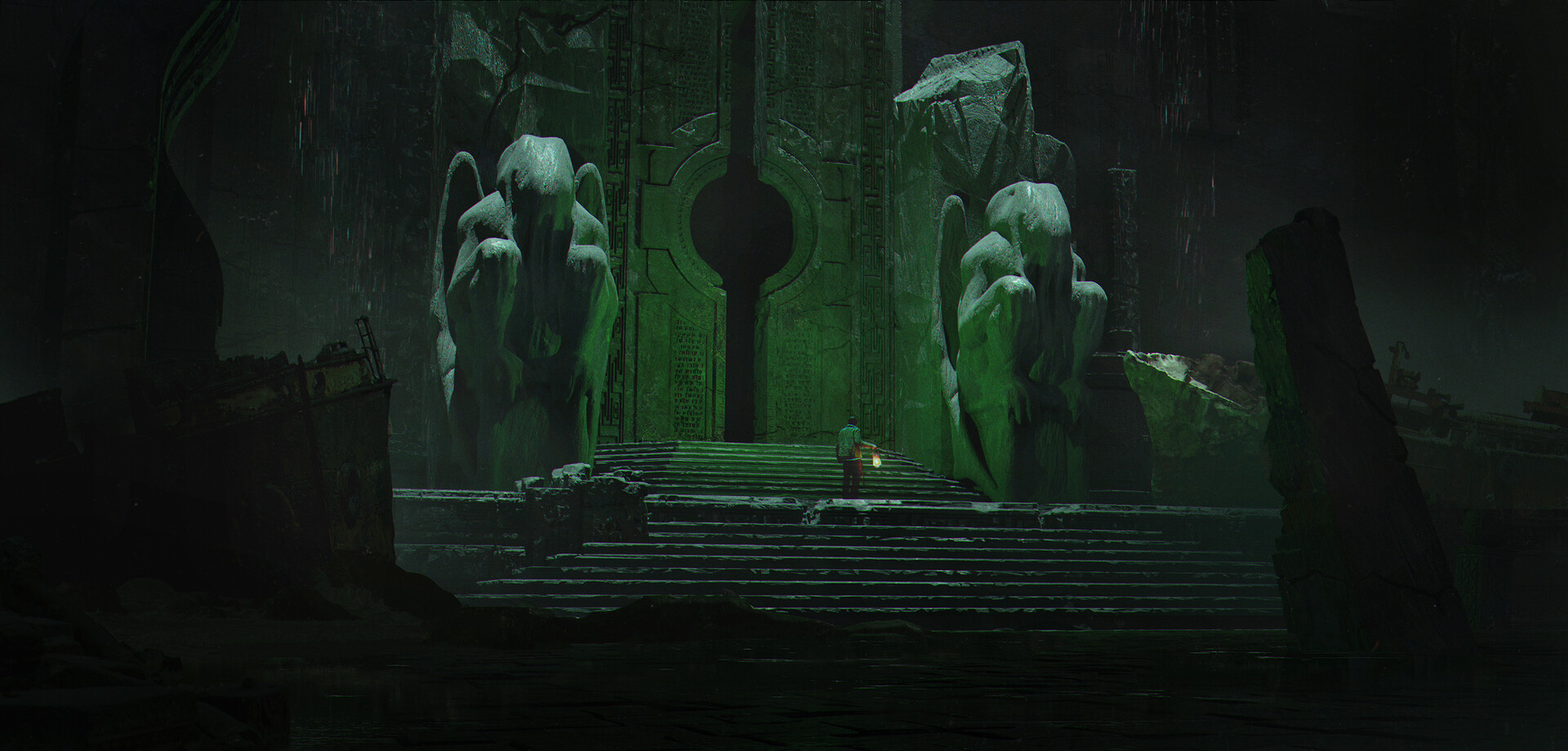 R'lyeh concept by Gesi An : r/ImaginaryNecronomicon