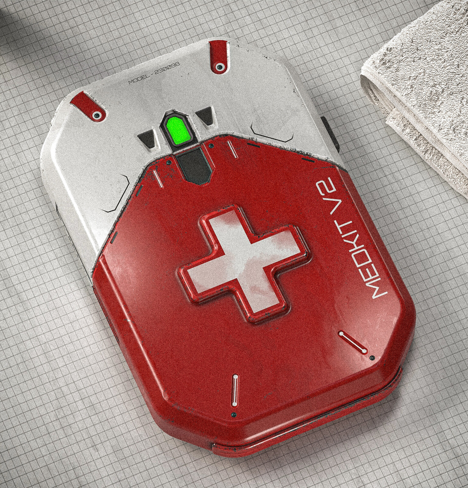 Furqaan siddiqui - Sci-fi Med Kit V2 PBR