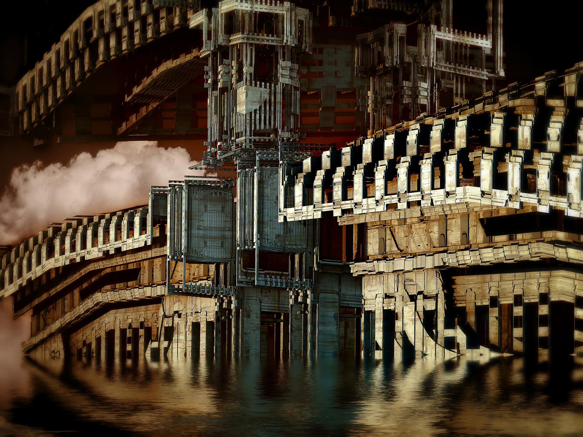 ArtStation - Fort On Water