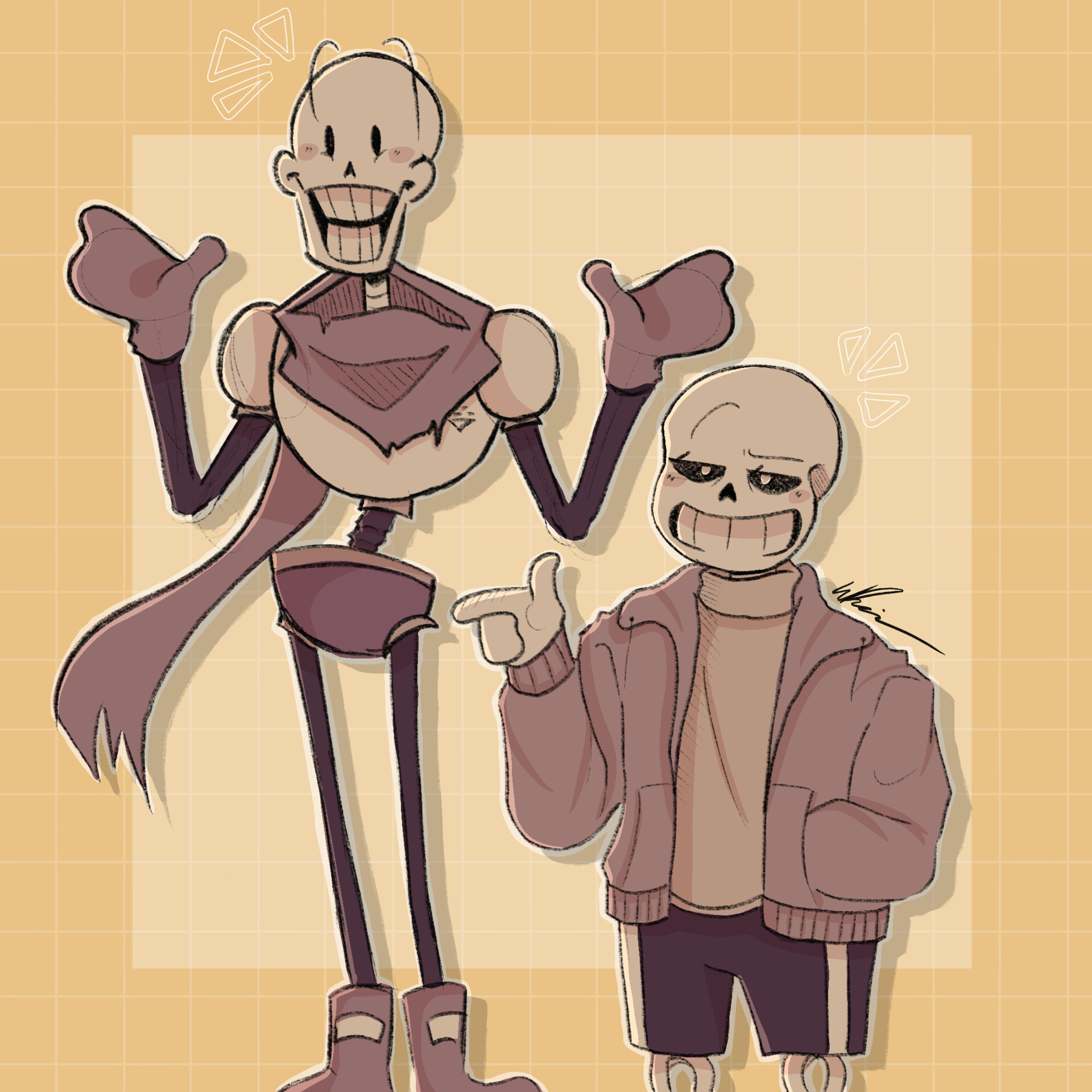 how to draw papyrus from undertale