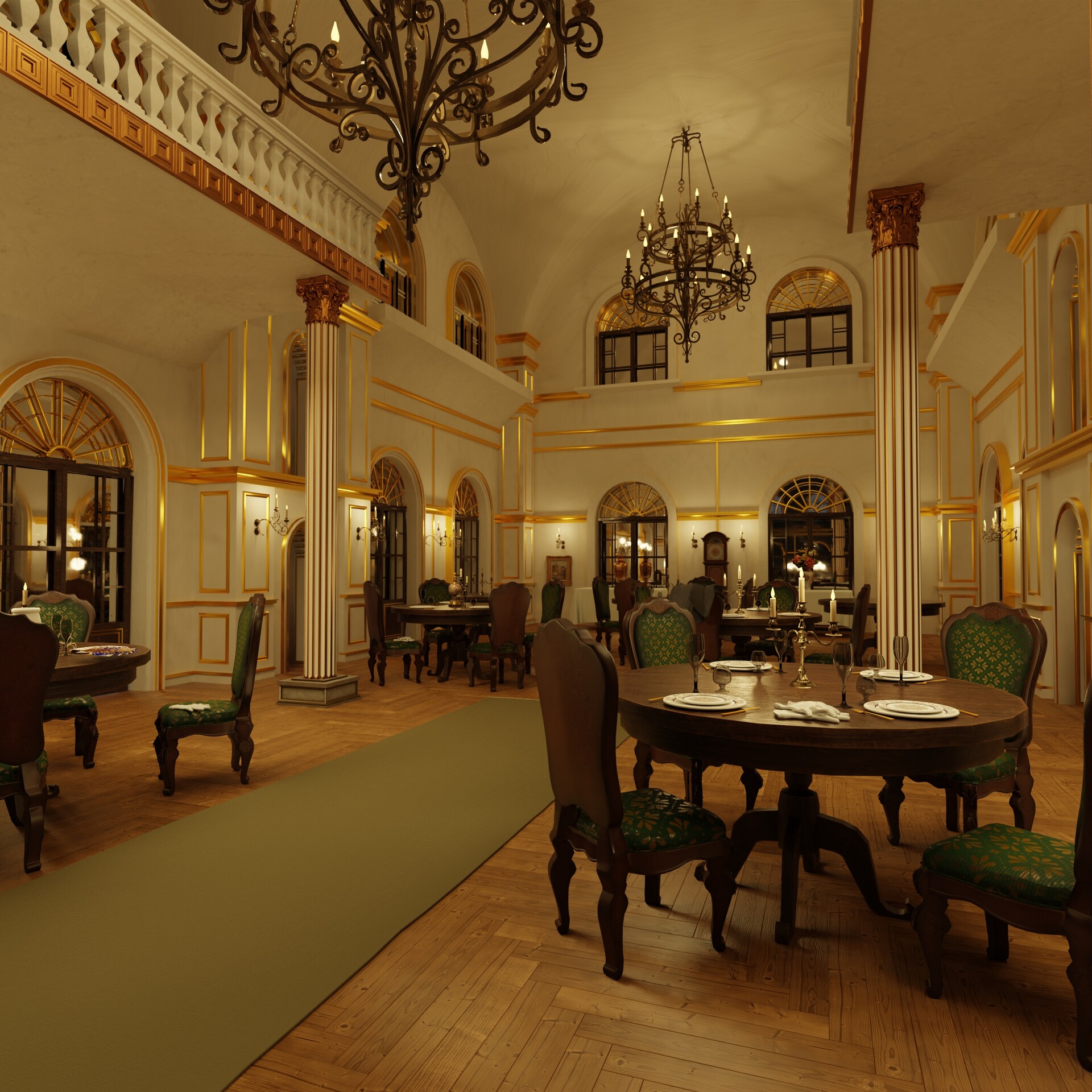 ArtStation - The Ballroom for visual novel