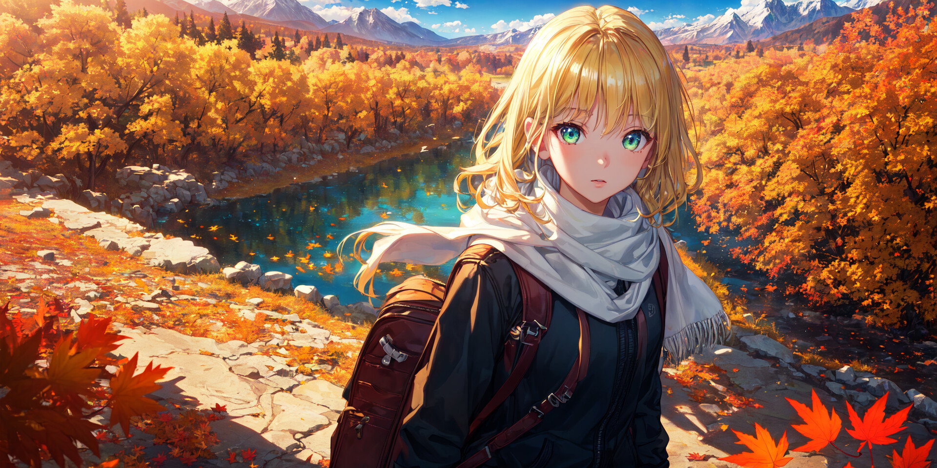 ArtStation - peaceful walk.