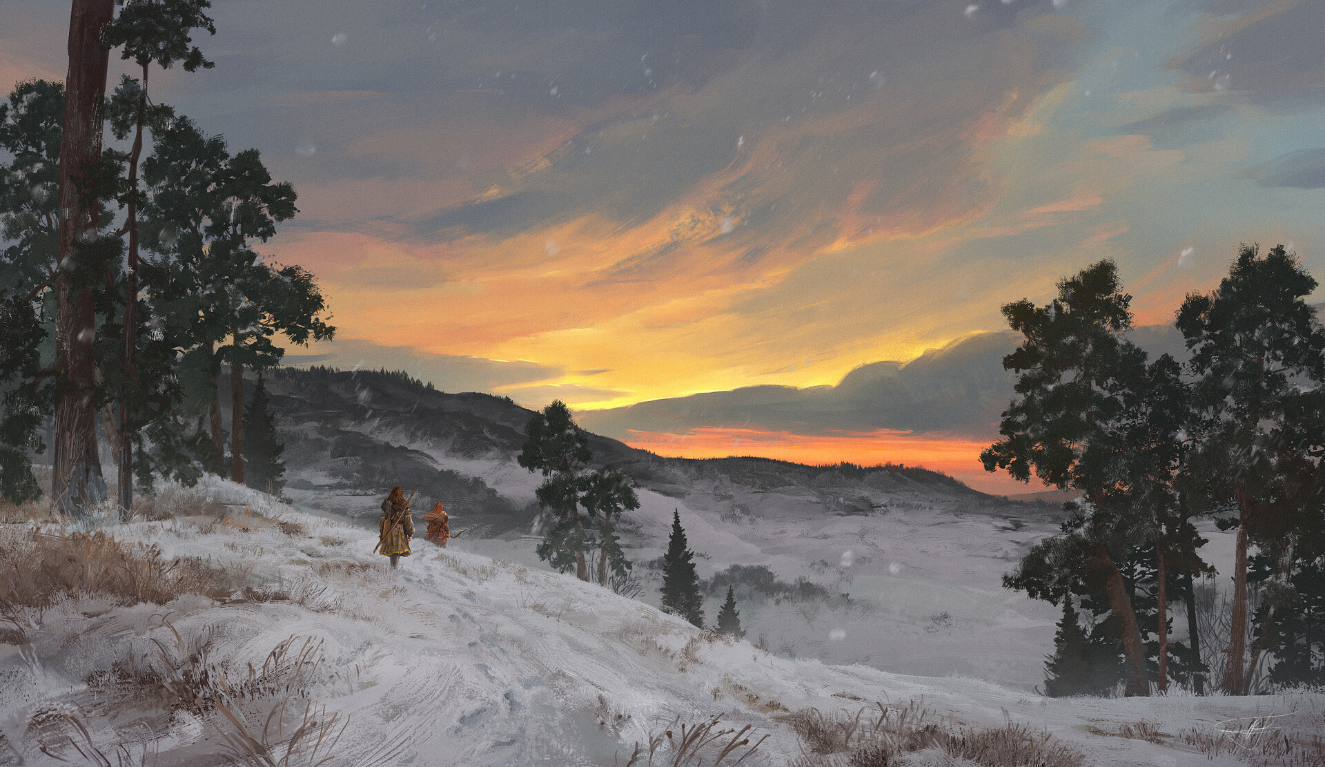 ArtStation - Snowy wasteland