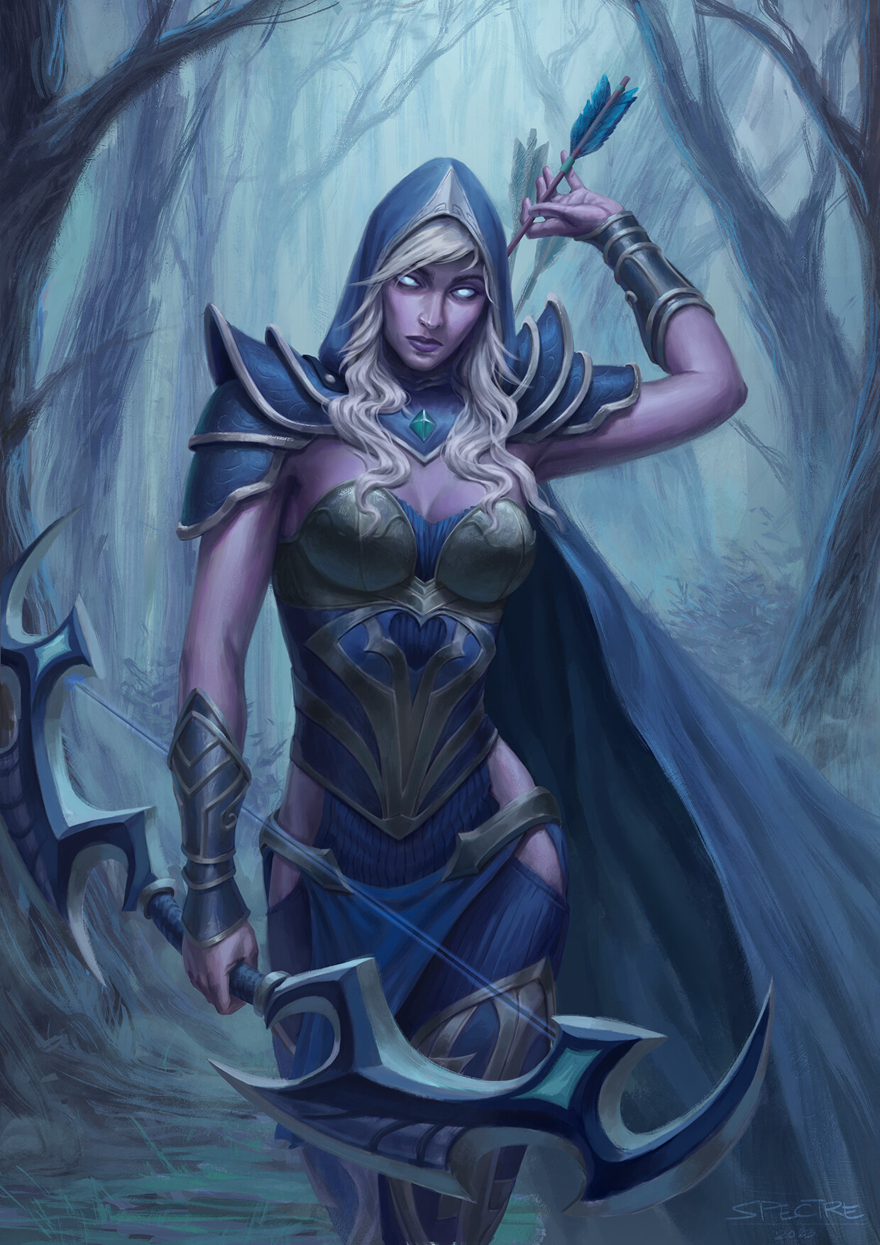 ArtStation - Drow Ranger