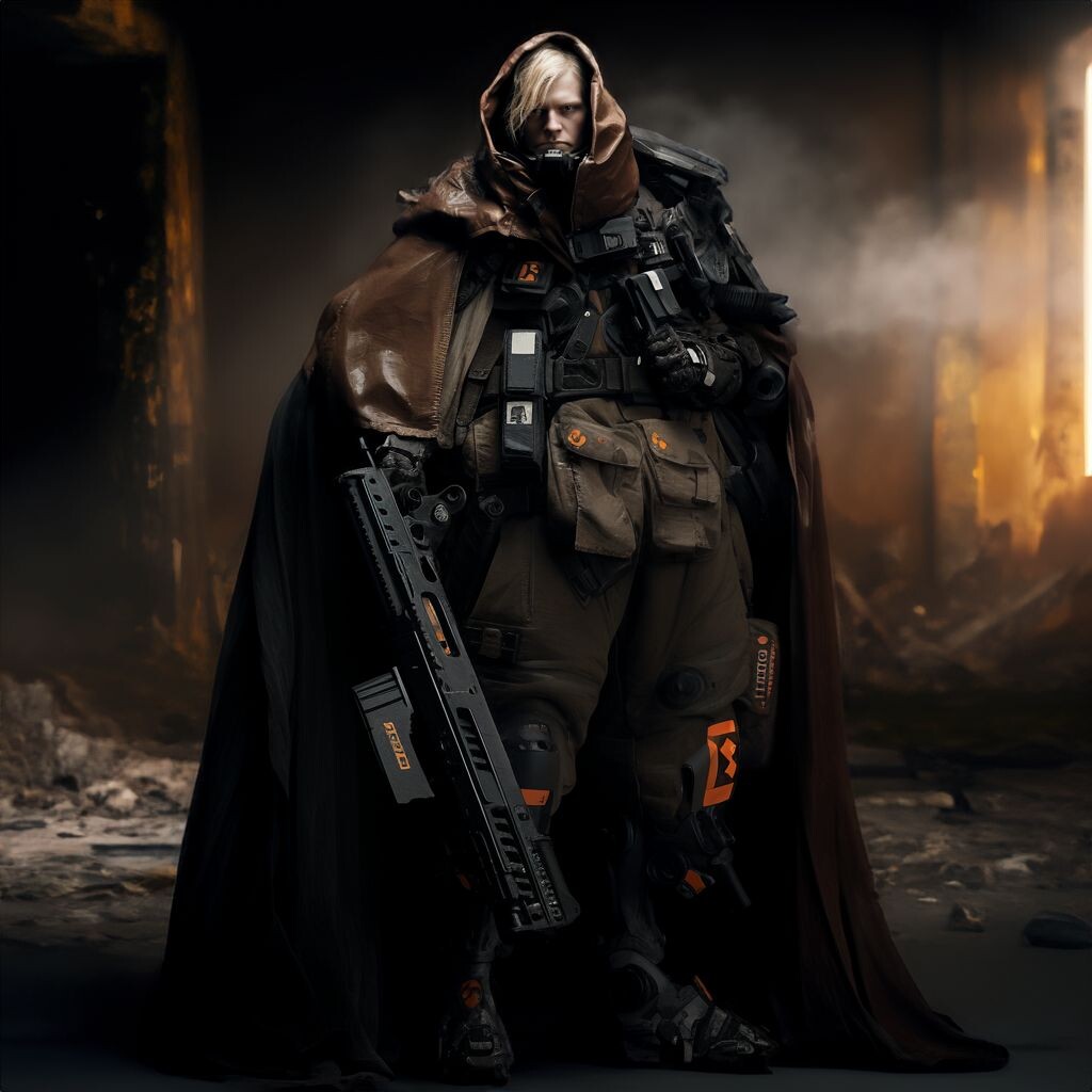 ArtStation - Brown Cape Hunter