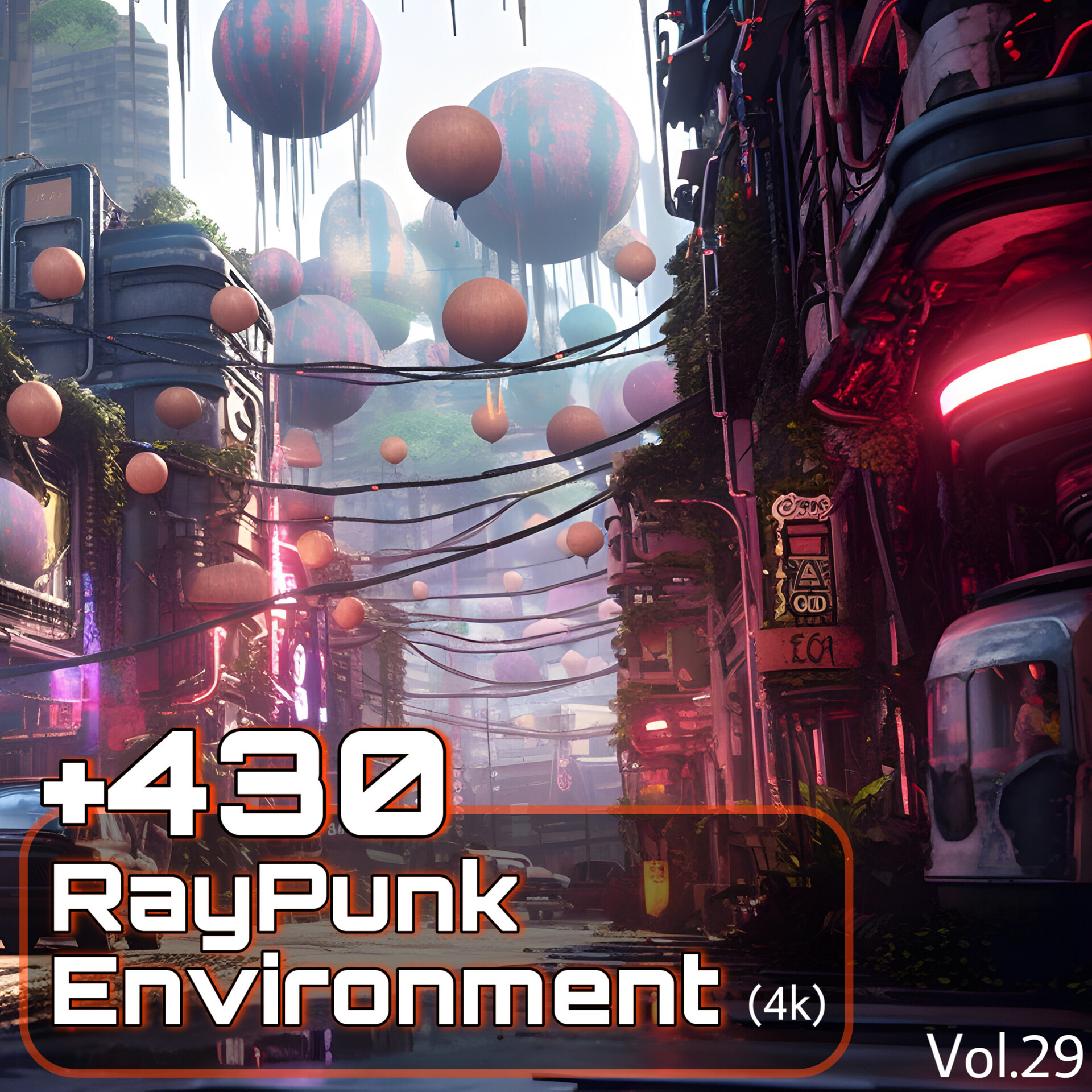 ArtStation - + 430 RayPunk Environment Concept(4k)