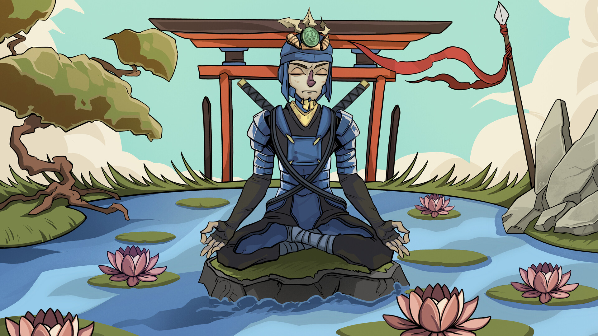 ArtStation - Ninja Meditation