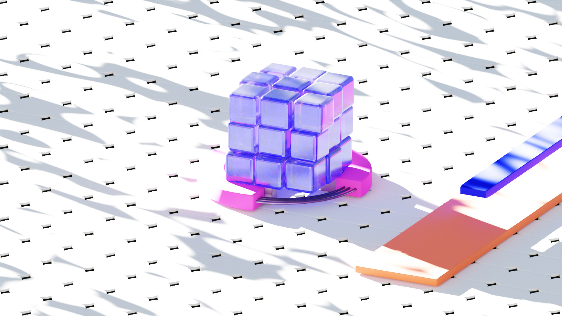 ArtStation - 3d micosoft explainer video style design on blender 3d