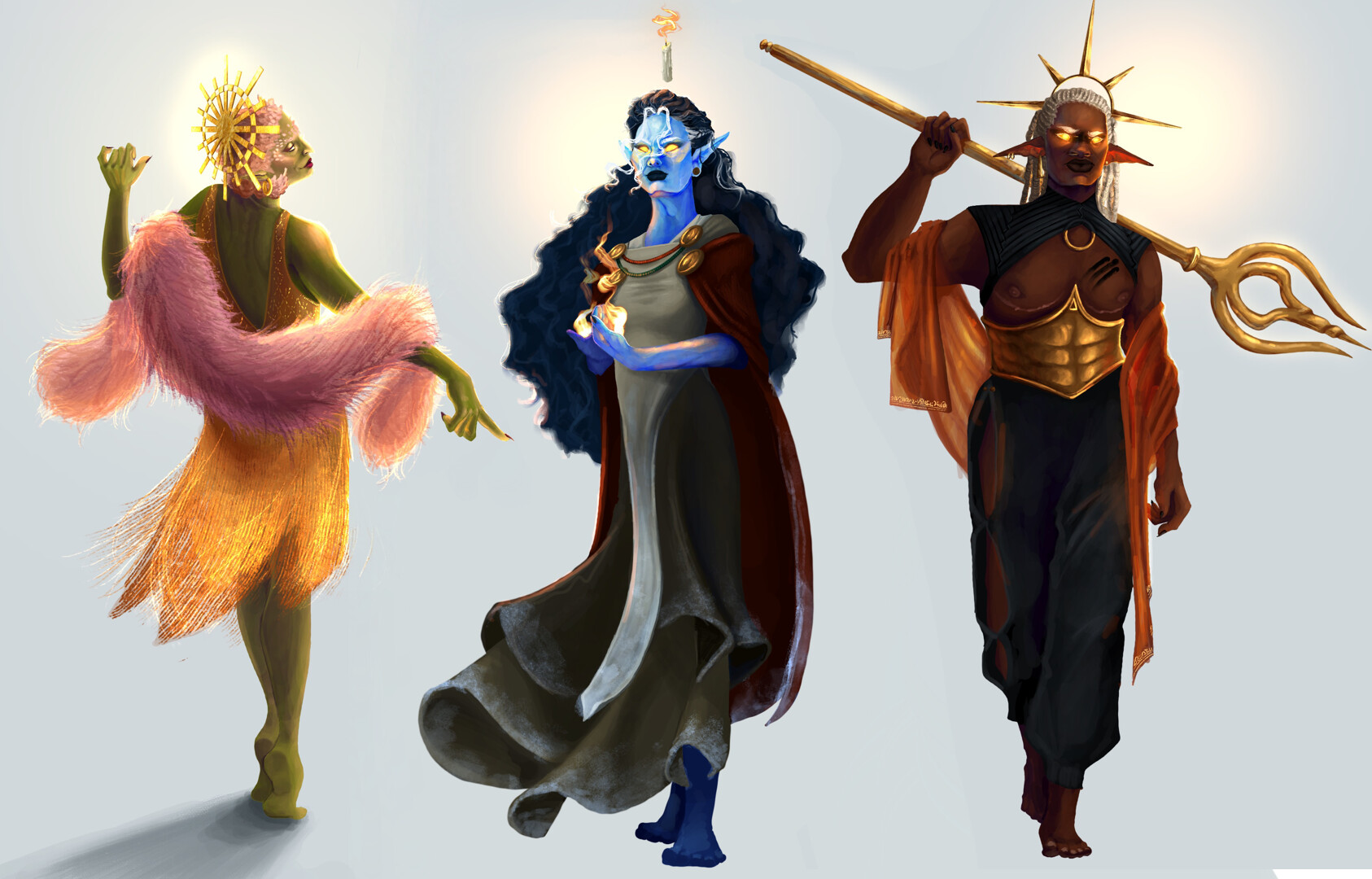 ArtStation - Character Design - Fae Court Leaders