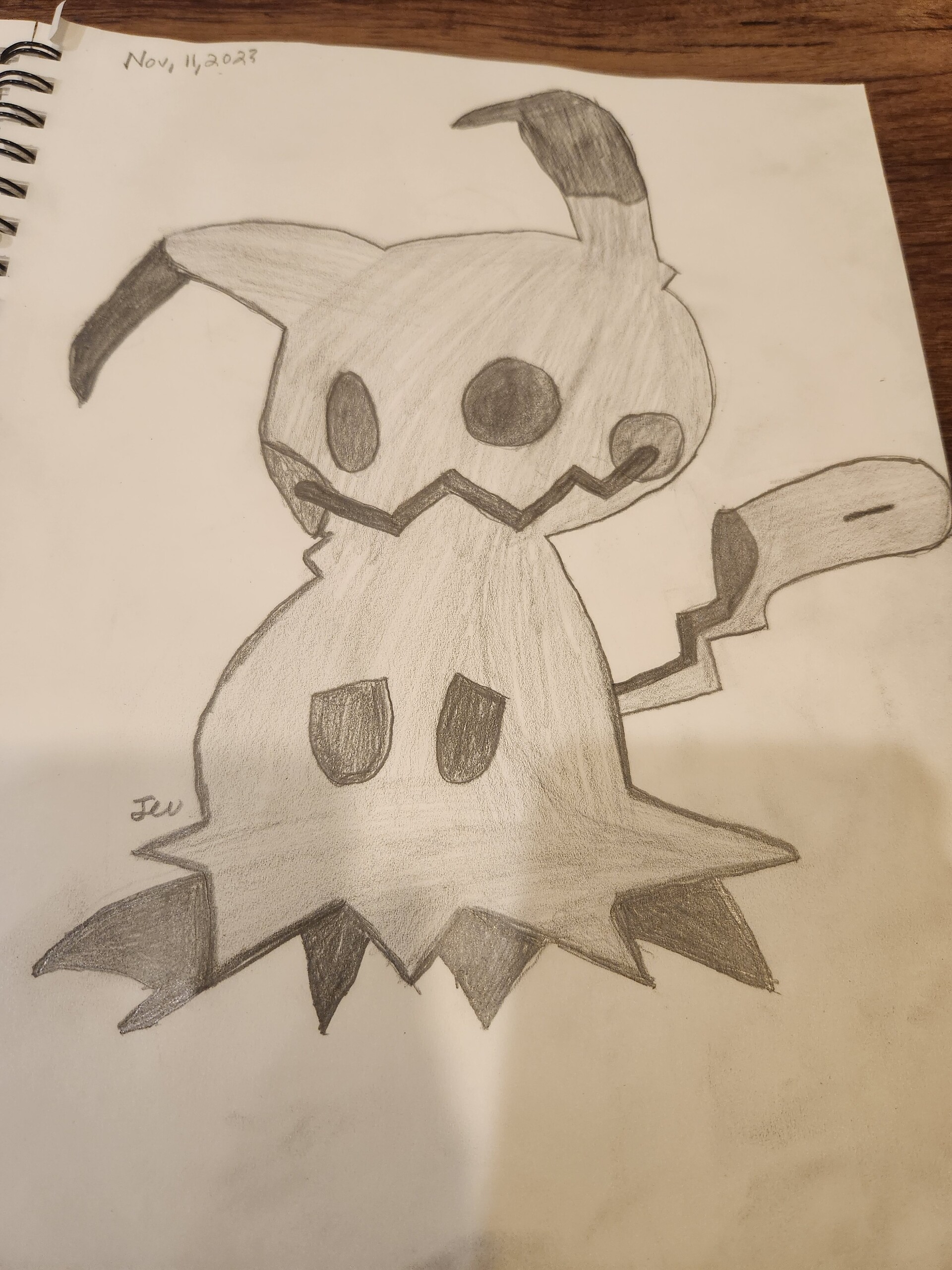 ArtStation - Mimikyu Pokémon Drawing