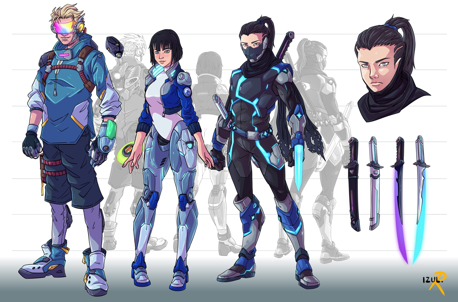 izul rahman - Outrun 2086 Characters