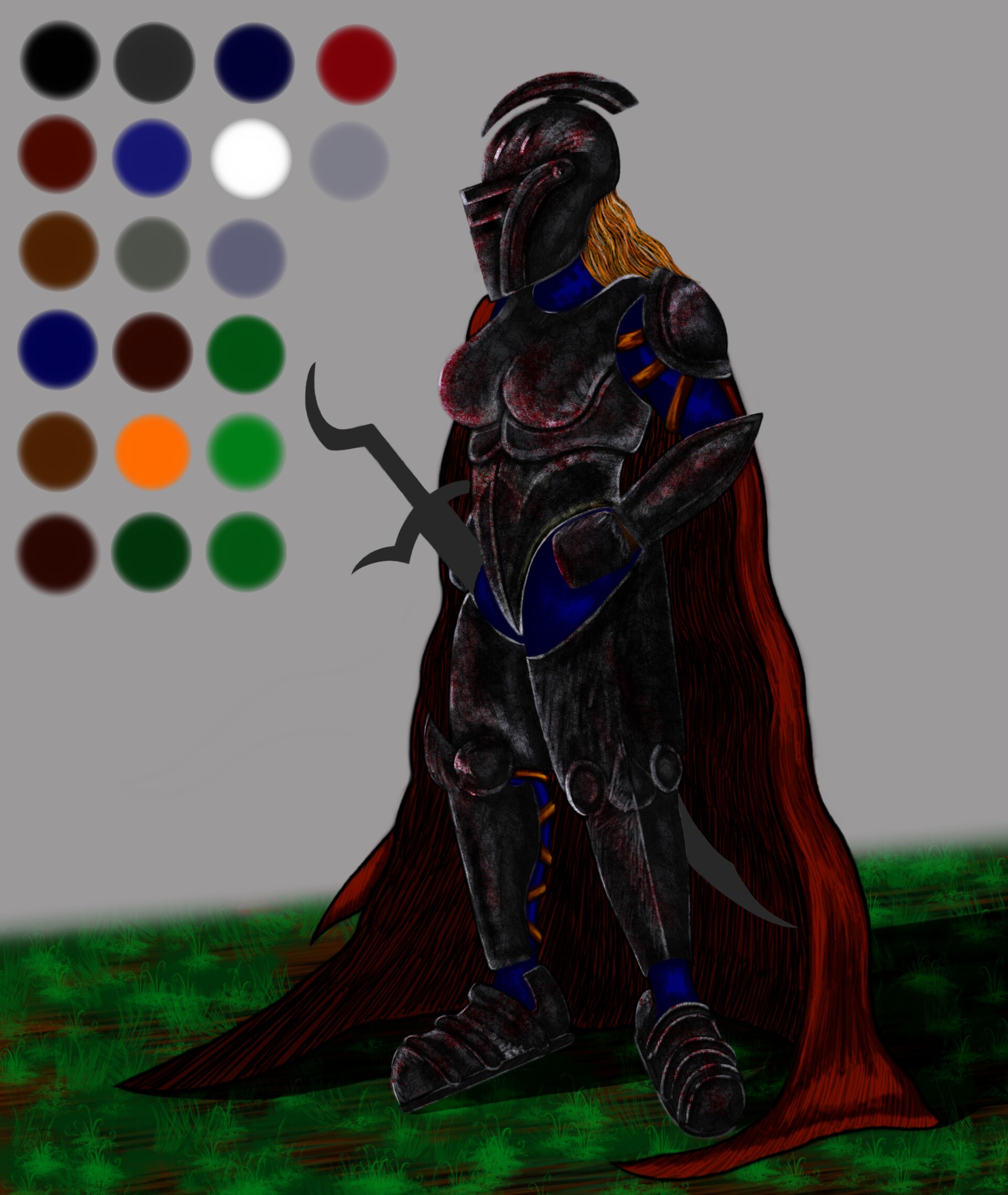 ArtStation - "The Lady General"(WIP)