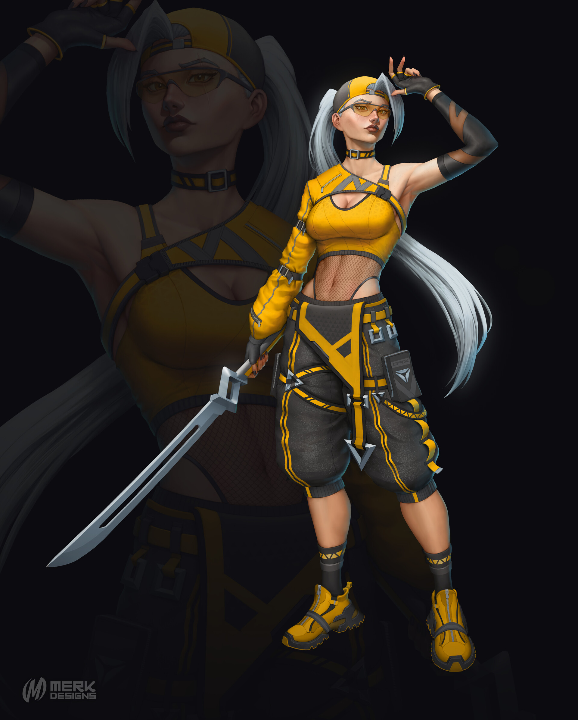 Arthur Merk - Amber - Character Design