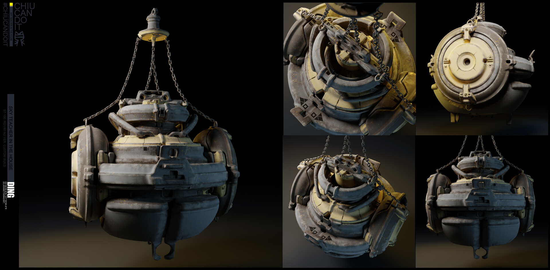 Chiu Chiu - Ding/鼎/ㄉㄧㄥˇ - props design