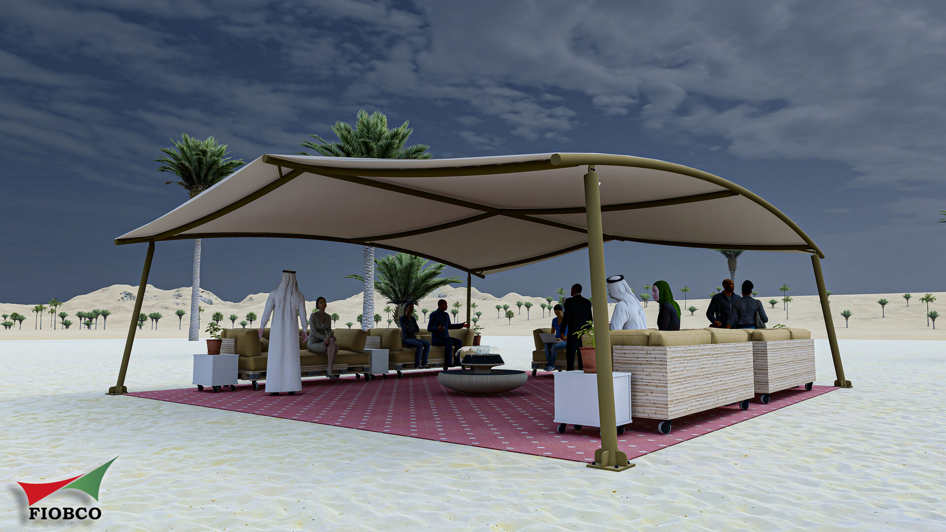 ArtStation - Desert Shade in Dubai