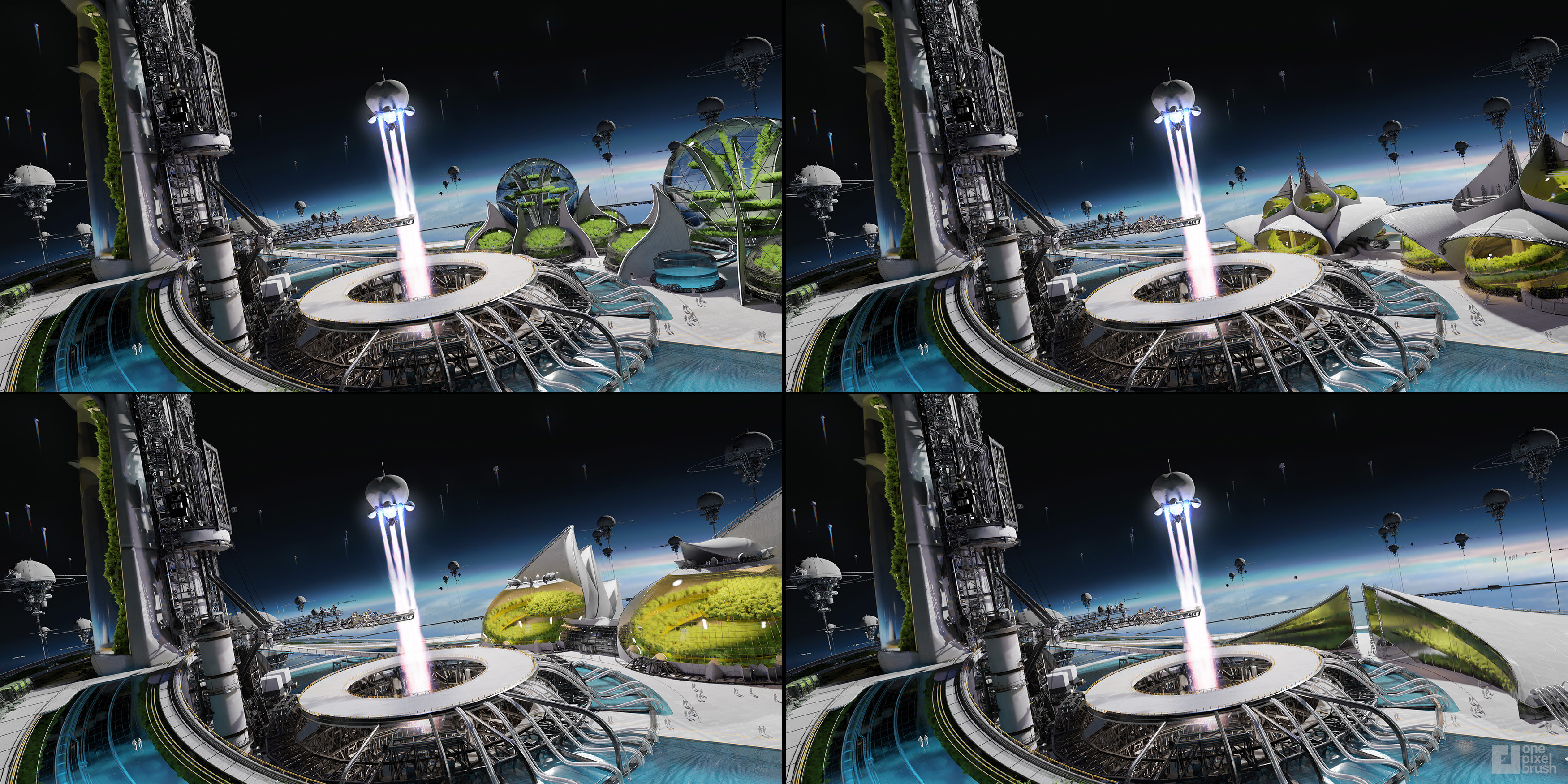 One Pixel Brush - Postcards from Earth - concept art for Darren ...