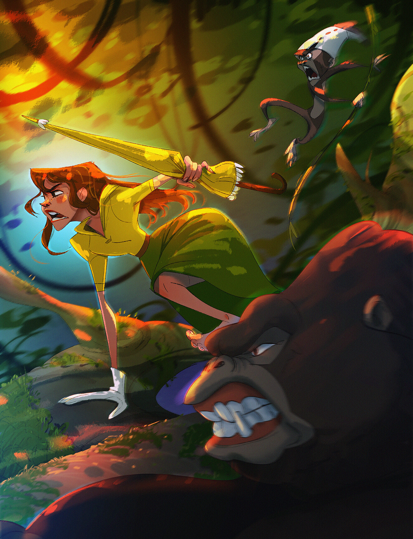 ArtStation - Disney princesses face off challenge