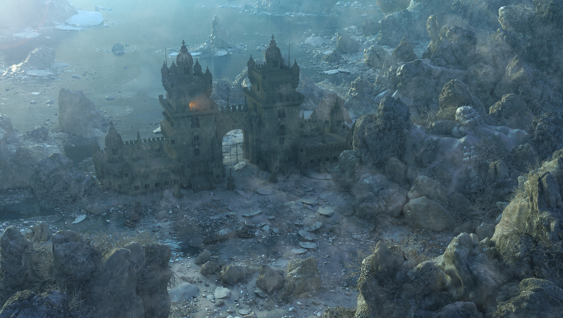 ArtStation - Lost Gate Castle